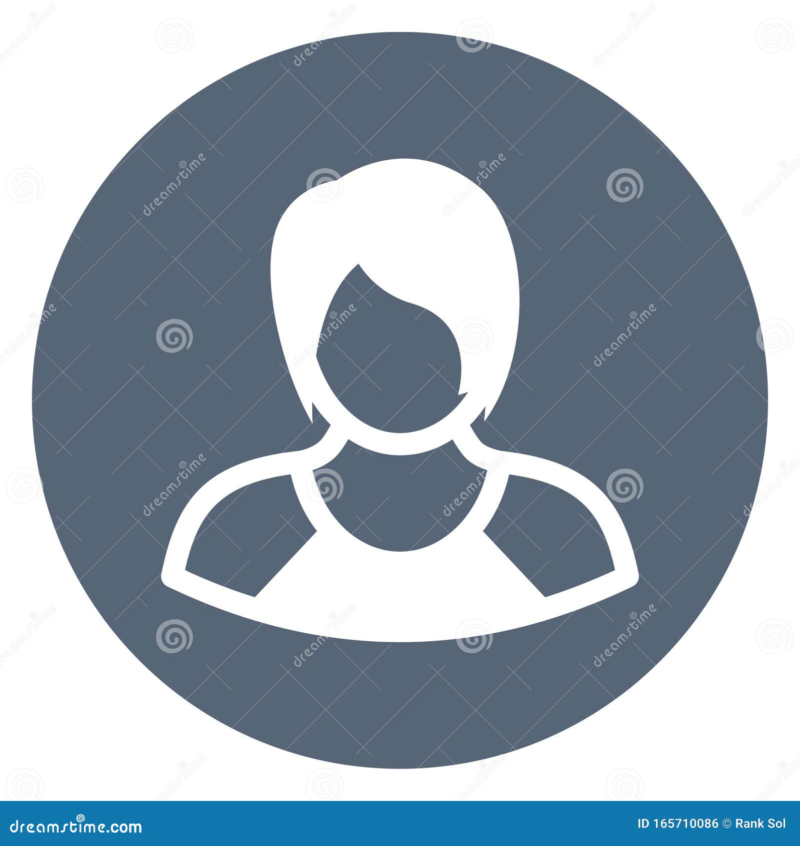 Lady Isolated Vector Icon Which Can Easily Modify or Edit Stock Vector ...