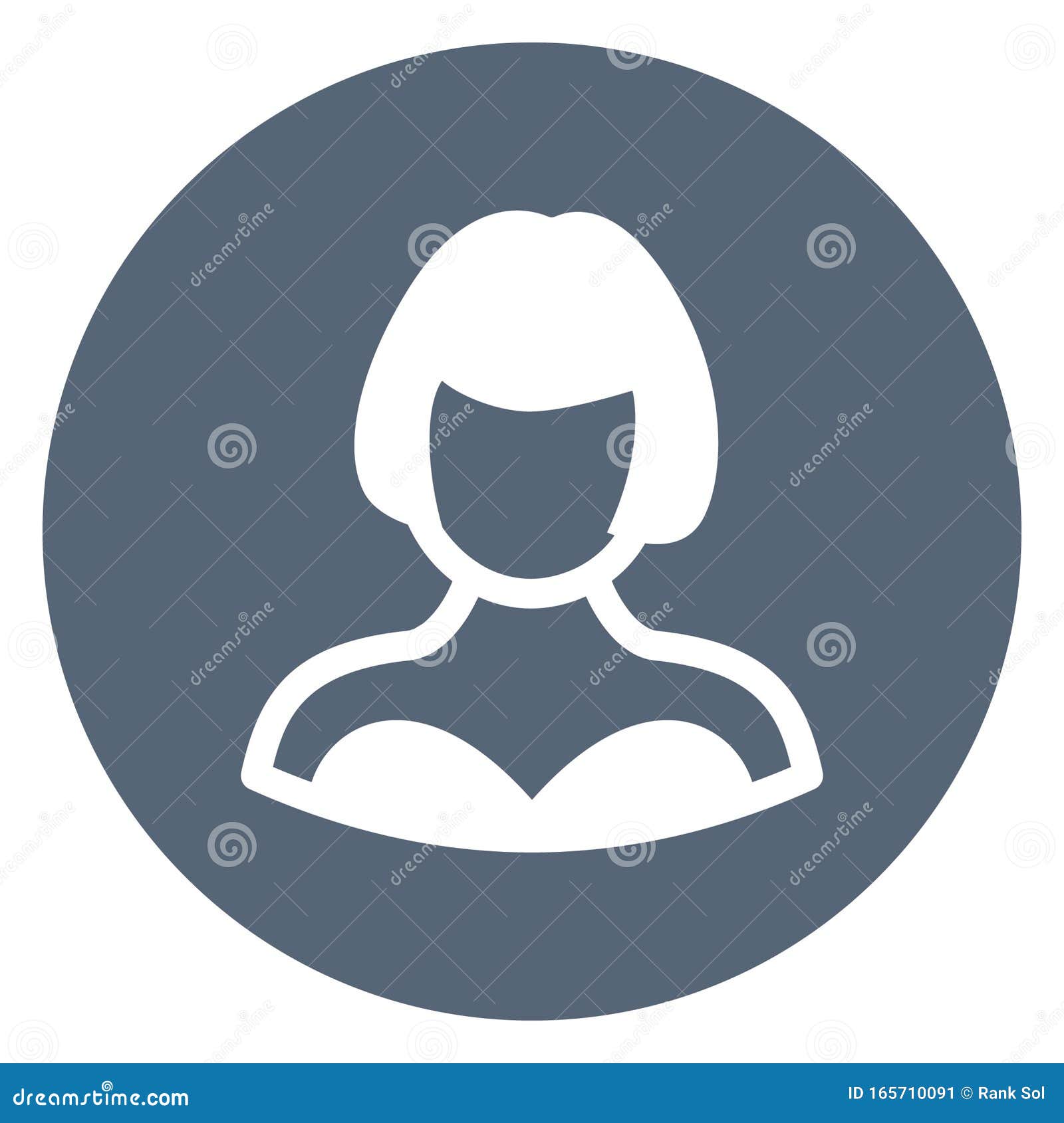 Lady Isolated Vector Icon Which Can Easily Modify or Edit Stock Vector ...