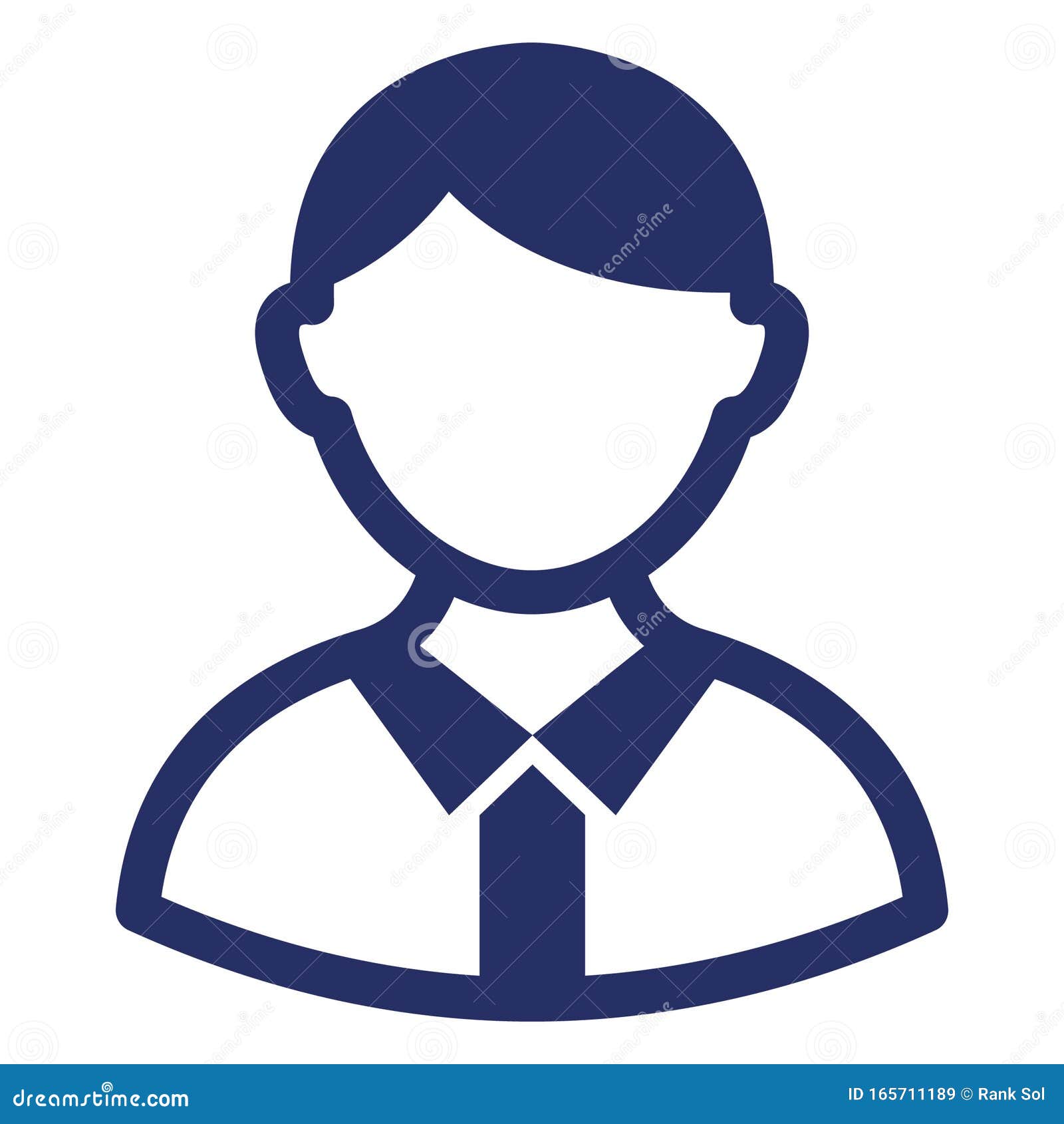 Fashion Boy Isolated Vector Icon Which Can Easily Modify or Edit Stock ...