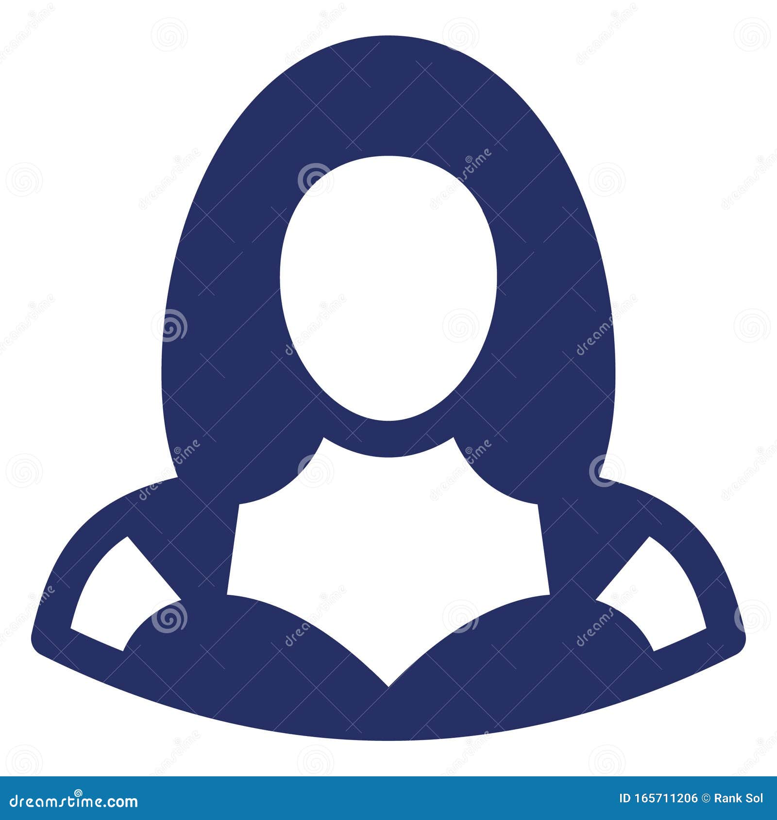 Miss Isolated Vector Icon Which Can Easily Modify or Edit Stock ...