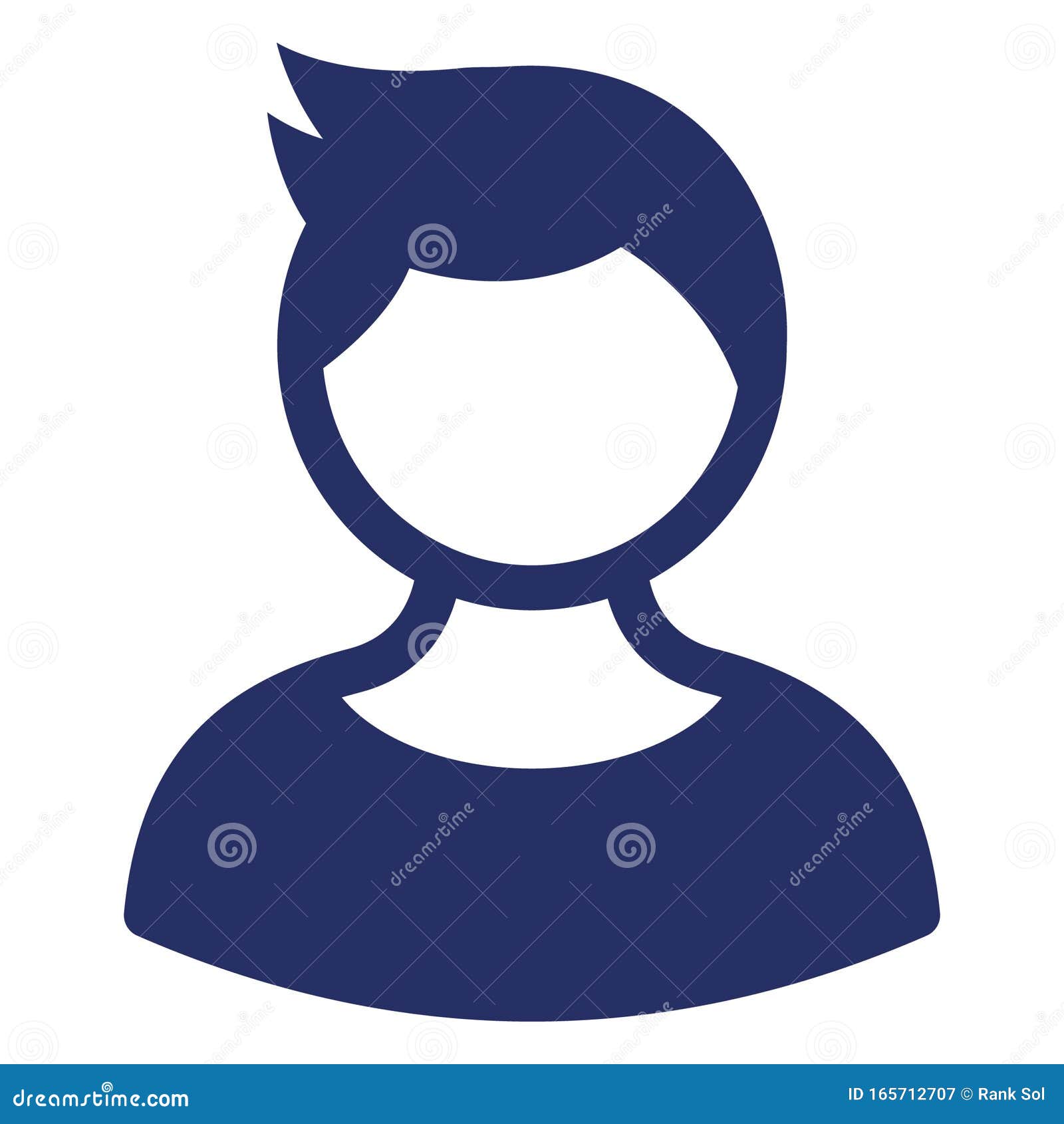 Boy Isolated Vector Icon Which Can Easily Modify or Edit Stock Vector ...