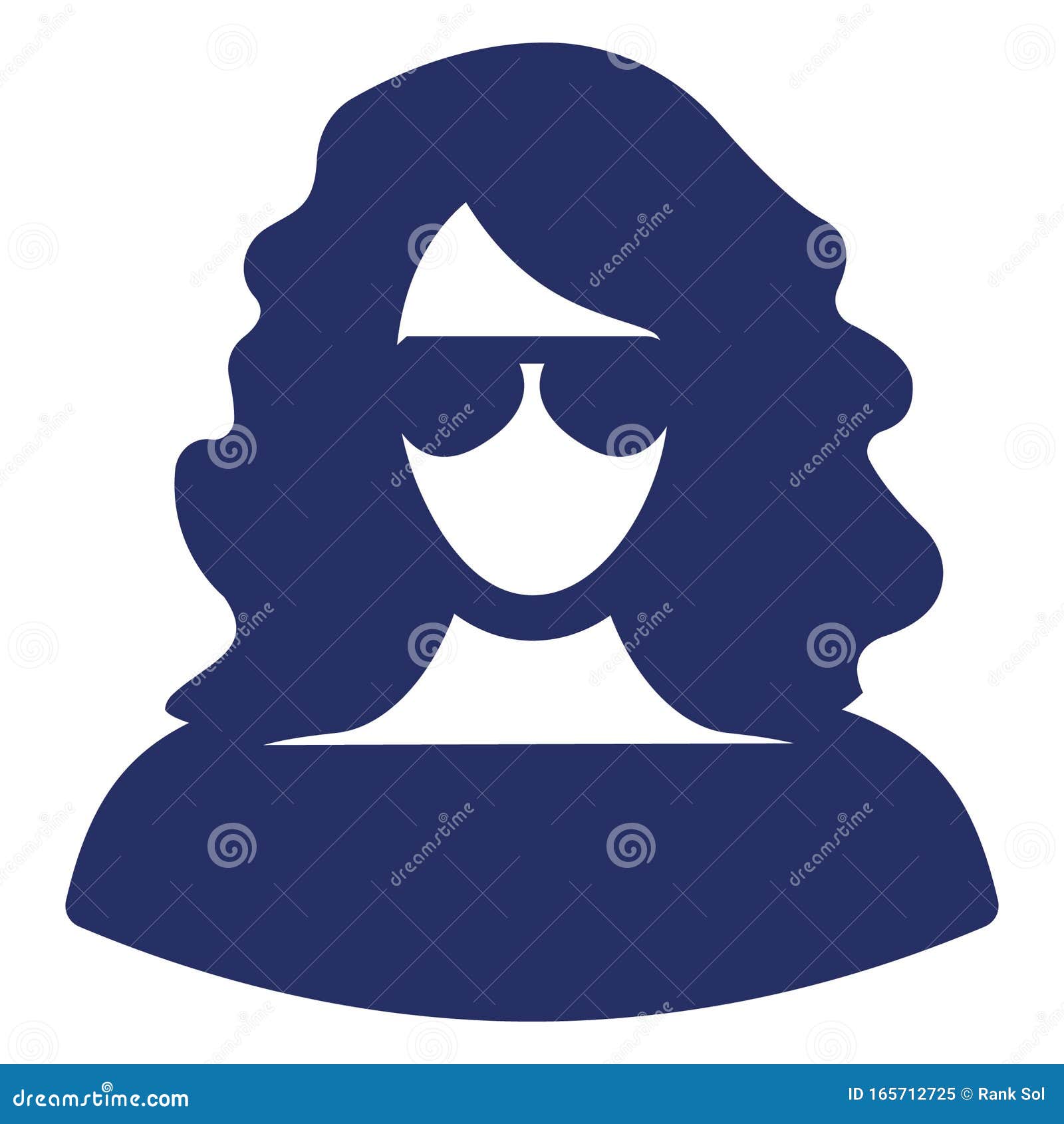 Lady Isolated Vector Icon Which Can Easily Modify or Edit Stock Vector ...