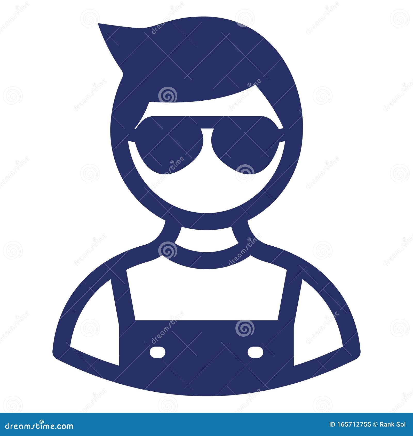 Manager Isolated Vector Icon Which Can Easily Modify or Edit Stock ...