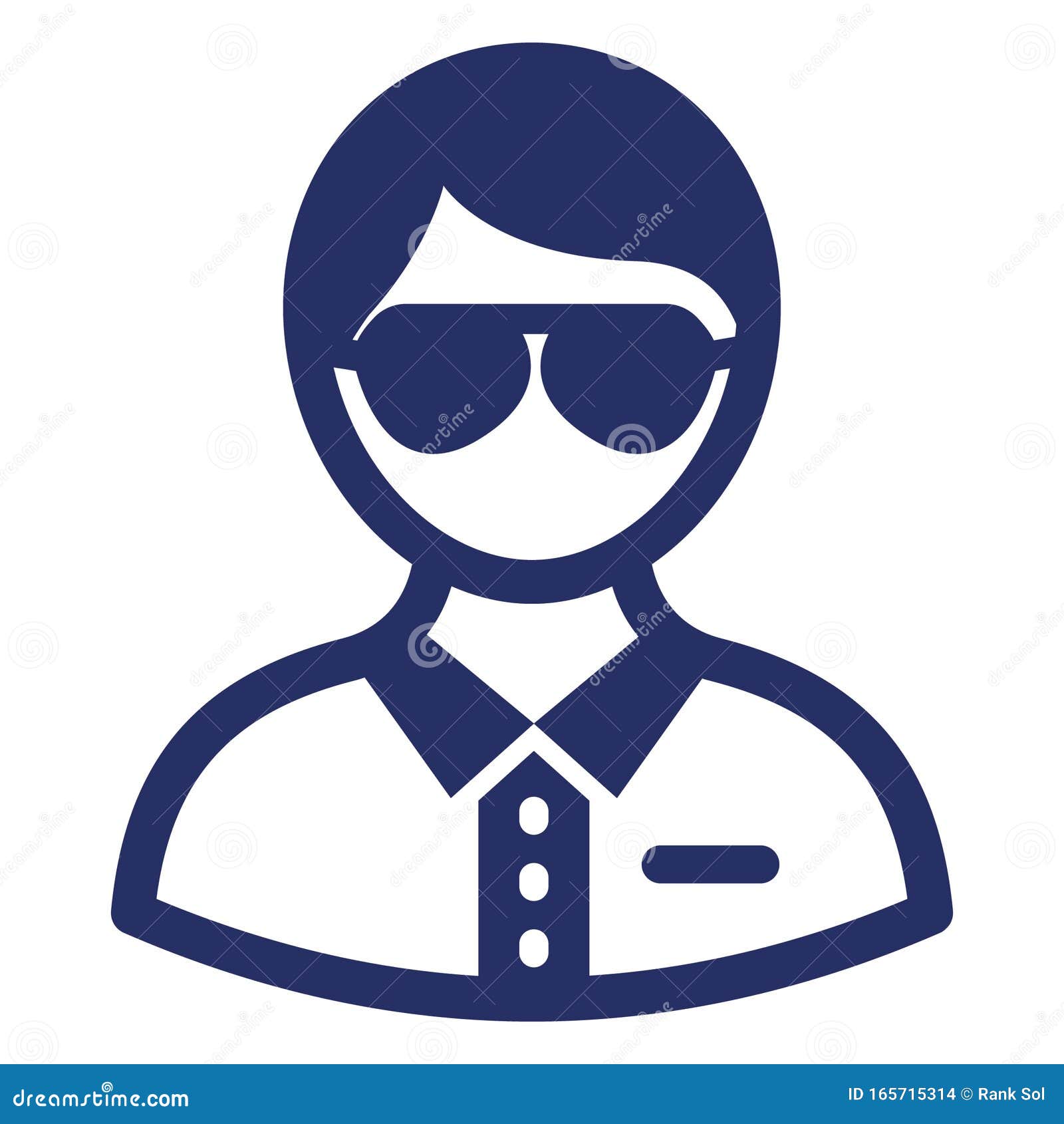 Senior Citizen Isolated Vector Icon Which Can Easily Modify or Edit ...