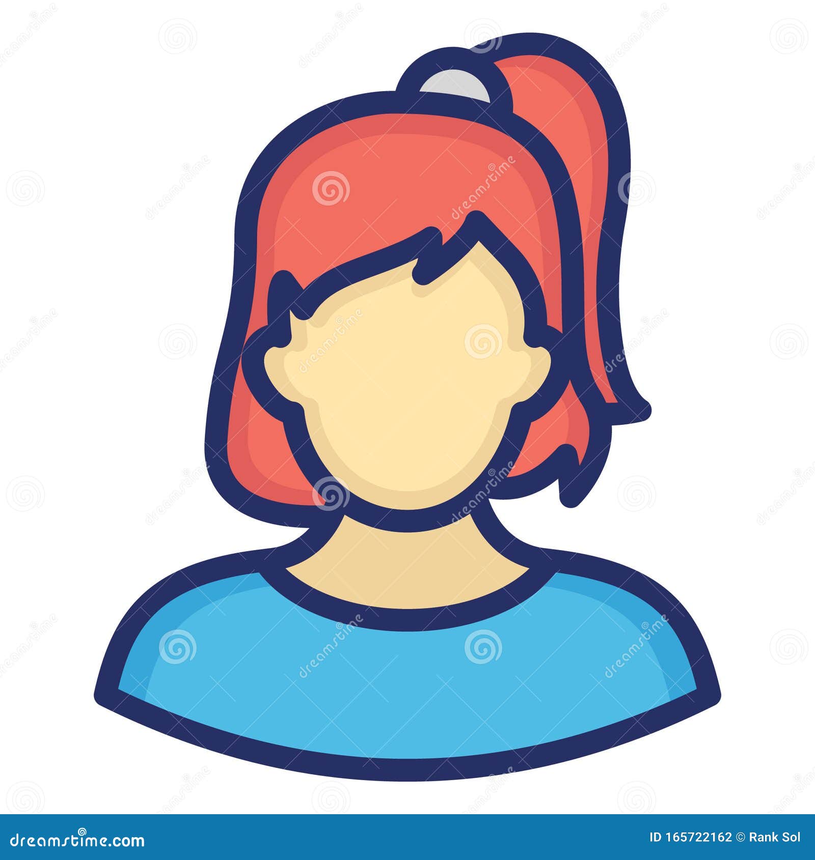 Avatar Isolated Vector Icon Which Can Easily Modify or Edit Stock ...