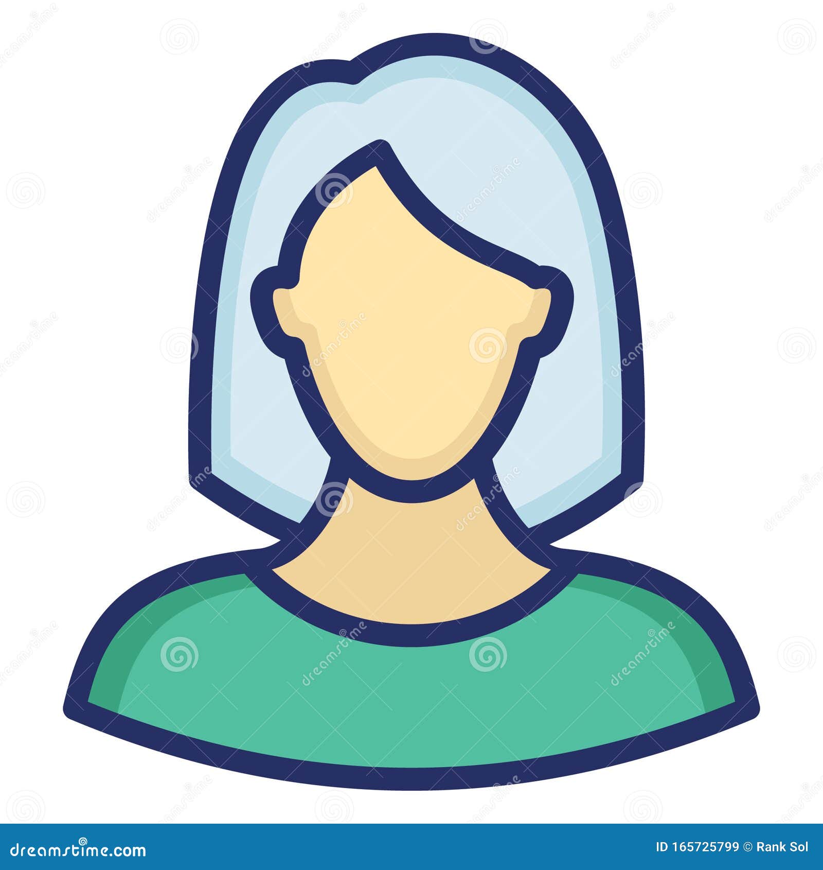 Miss Isolated Vector Icon Which Can Easily Modify or Edit Stock Vector ...