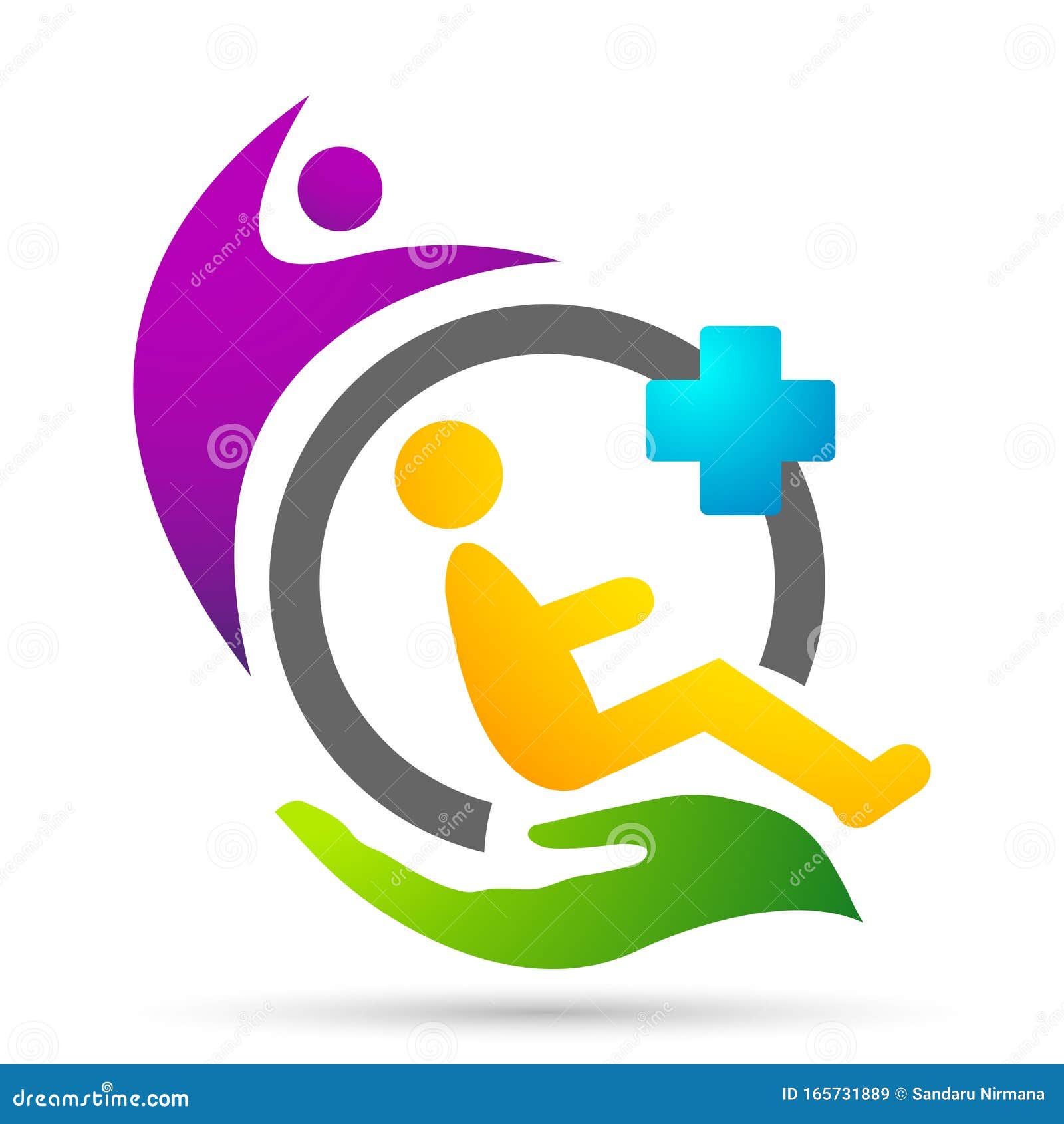 Globe World Disabled Care Logo Medical Health Clinic Home Icon Logo ...