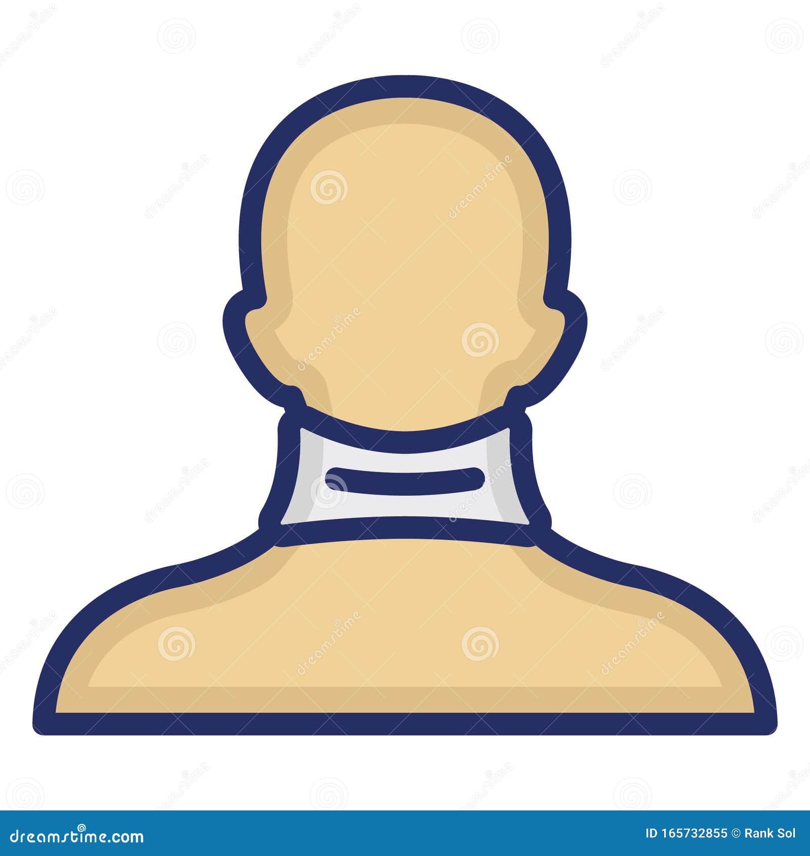 Neckband Isolated Vector Icon that Can Be Easily Modified or Edit Stock ...