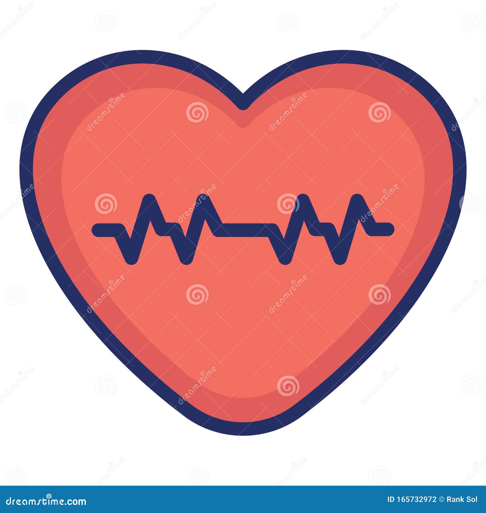 Arrhythmia Isolated Vector Icon that Can Be Easily Modified or Edit ...