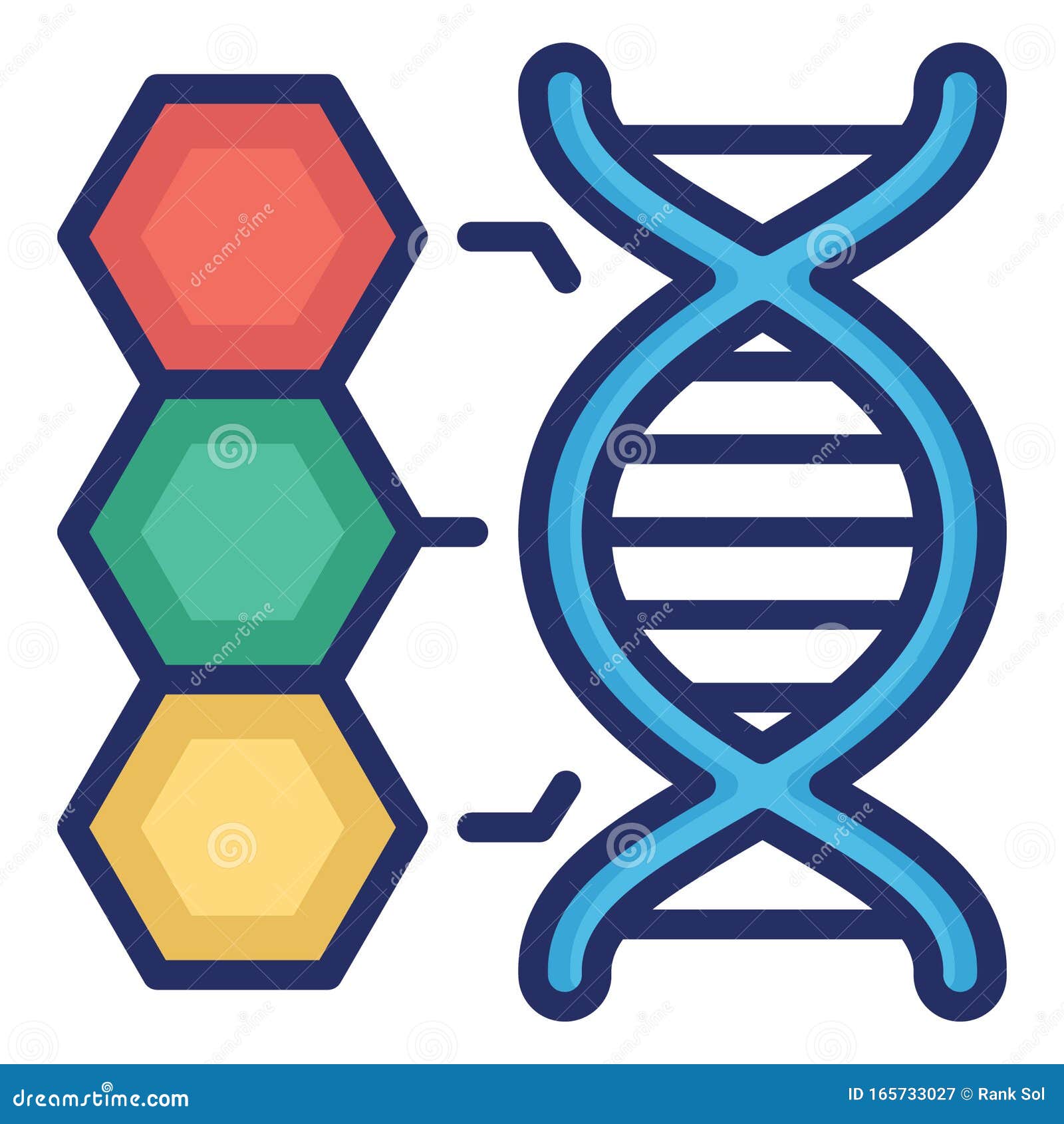 DNA Analysis Isolated Vector Icon that Can Be Easily Modified or Edit ...