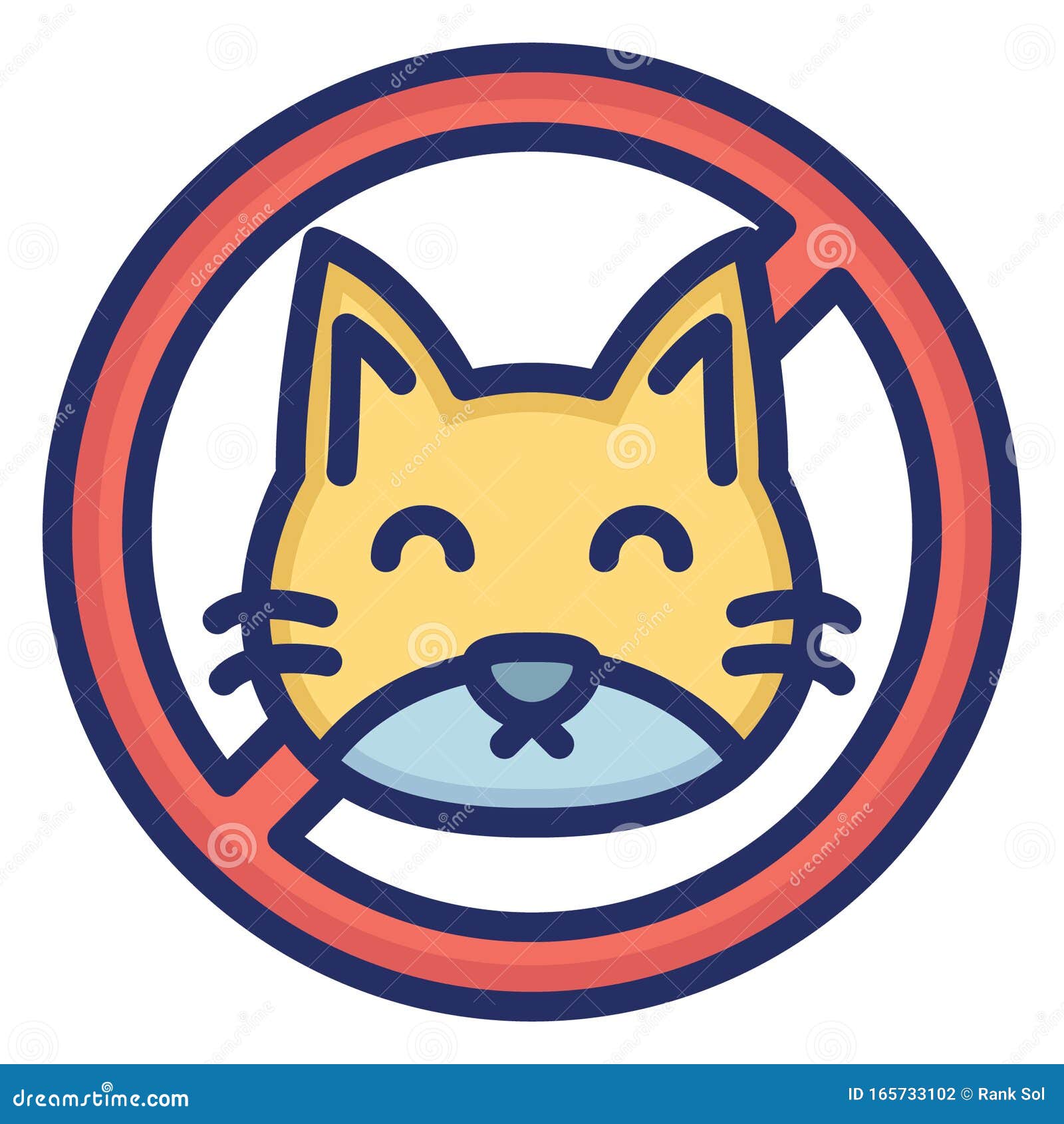 Cat Allergy Isolated Vector Icon that Can Be Easily Modified or Edit ...