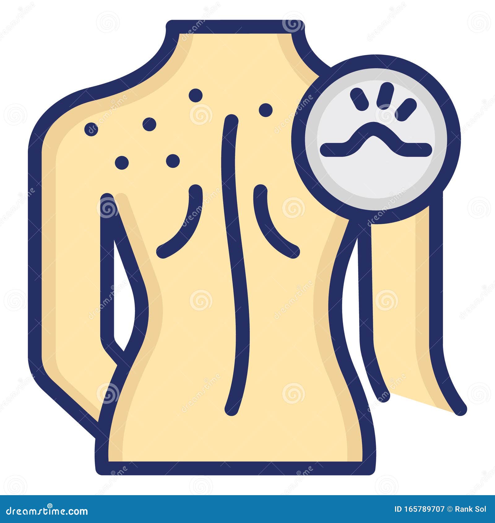 Acne Isolated Vector Icon that Can Be Easily Modified or Edit Stock ...