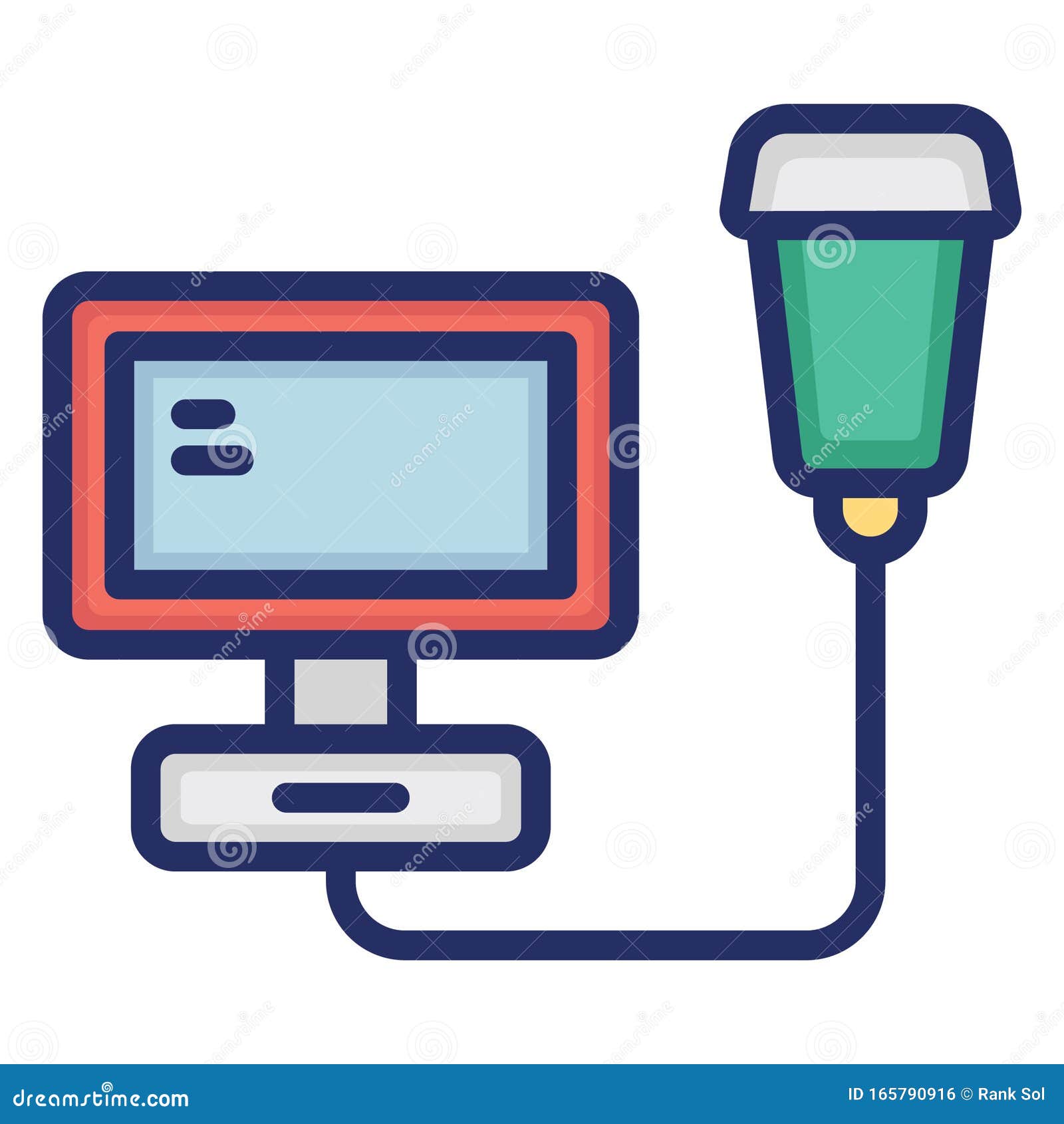 Medical Technology Isolated Vector Icon that Can Be Easily Modified or ...