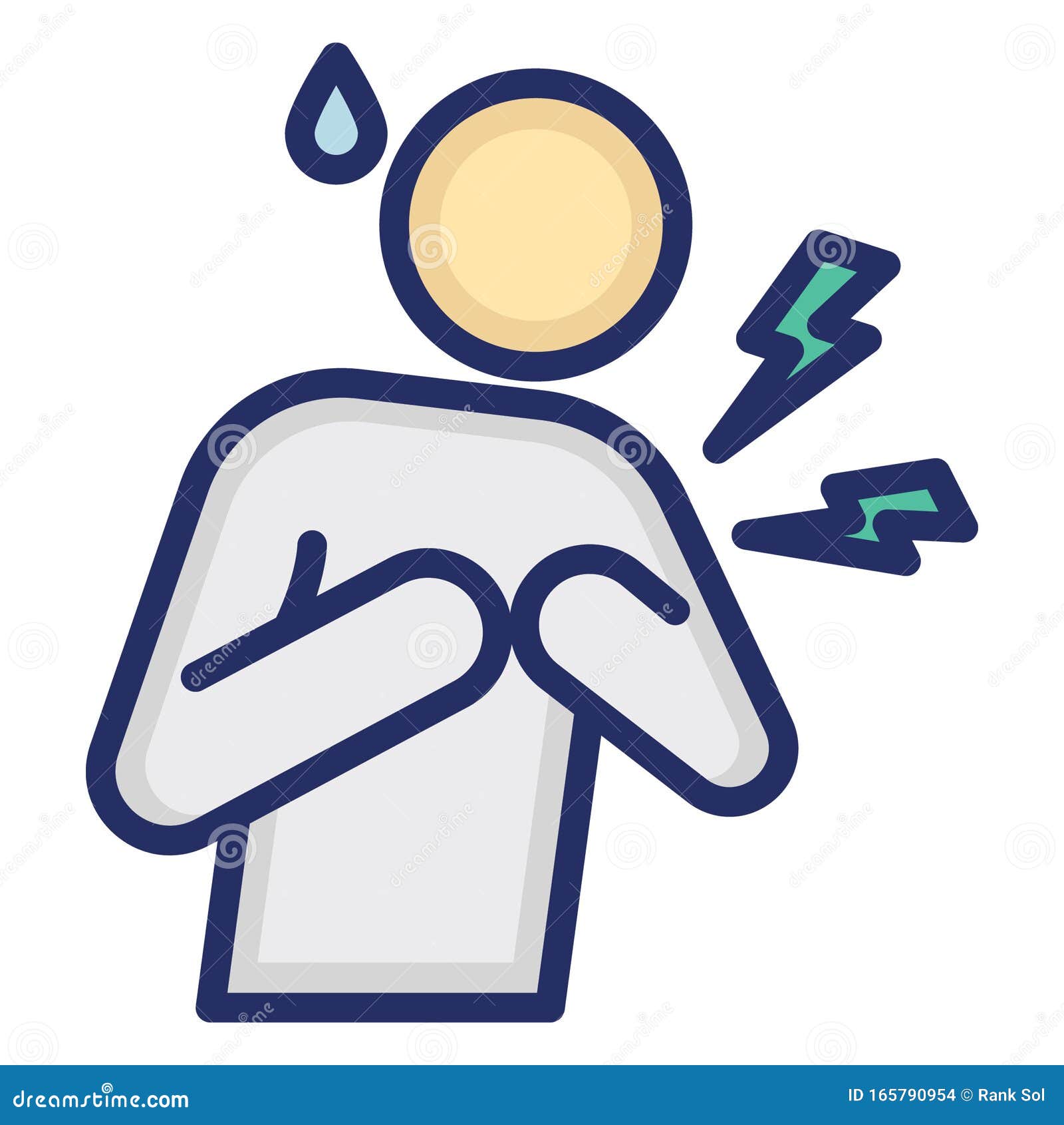 Attack Isolated Vector Icon that Can Be Easily Modified or Edit Stock ...