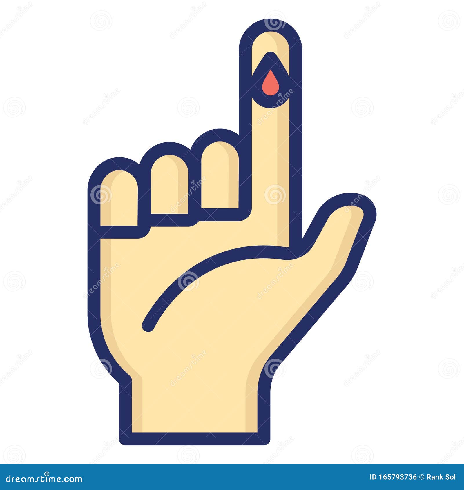 Bleeding Isolated Vector Icon that Can Be Easily Modified or Edit Stock ...