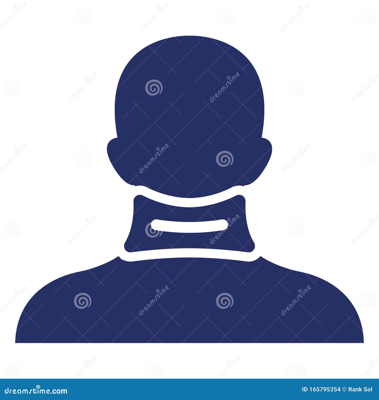 Neckband Isolated Vector Icon that Can Be Easily Modified or Edit Stock ...