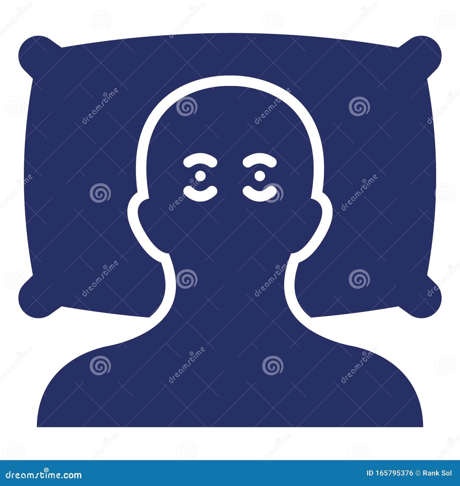 Rest on Bed Isolated Vector Icon that Can Be Easily Modified or Edit ...