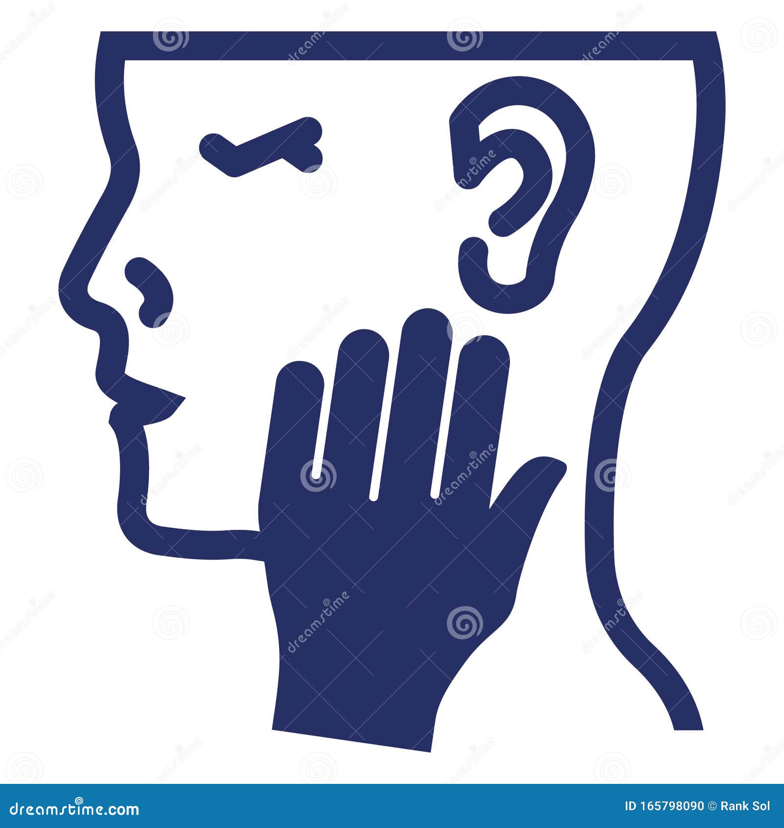 Ear Pain Isolated Vector Icon that Can Be Easily Modified or Edit Stock ...