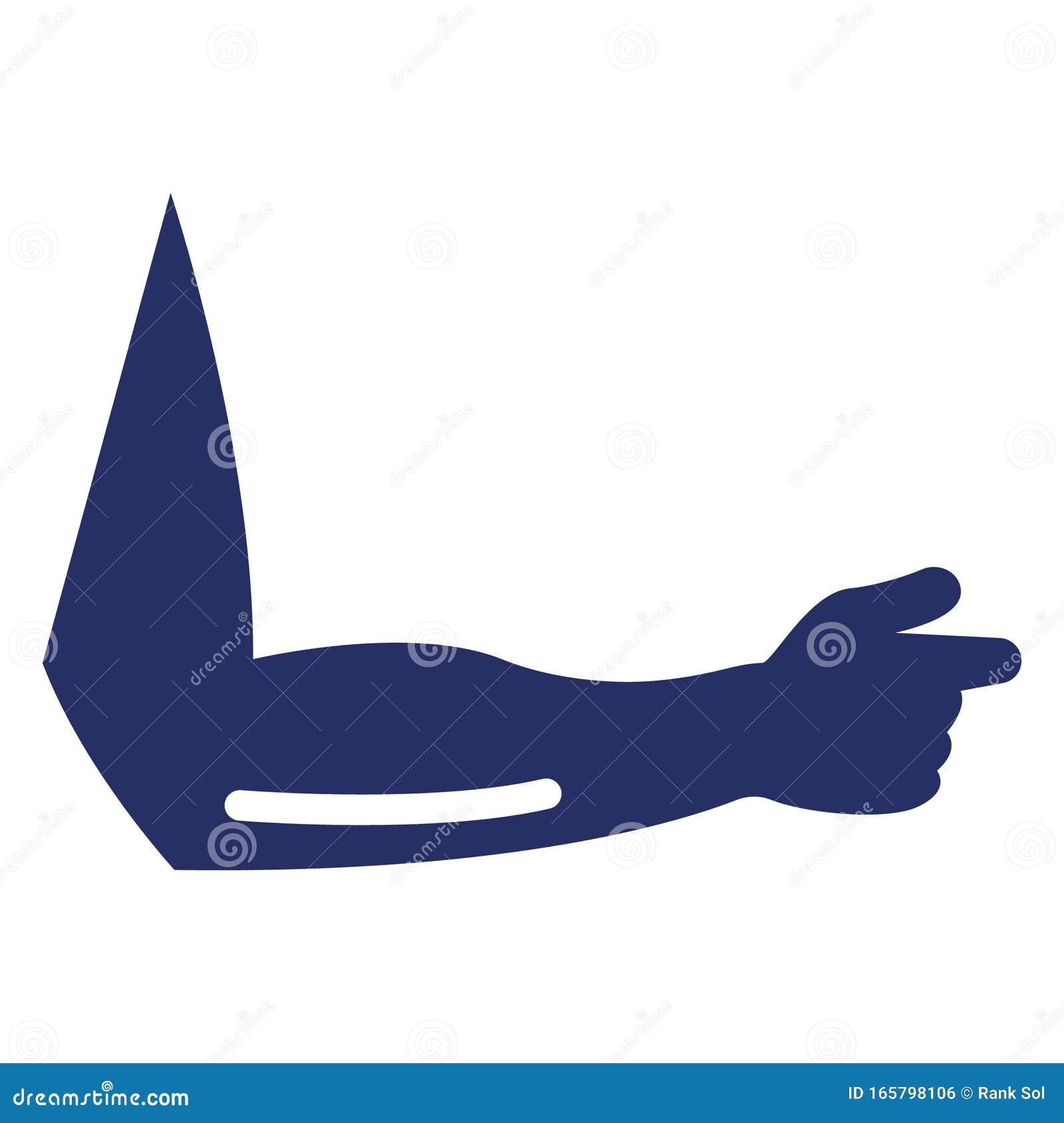 Arm Isolated Vector Icon that Can Be Easily Modified or Edit Stock ...