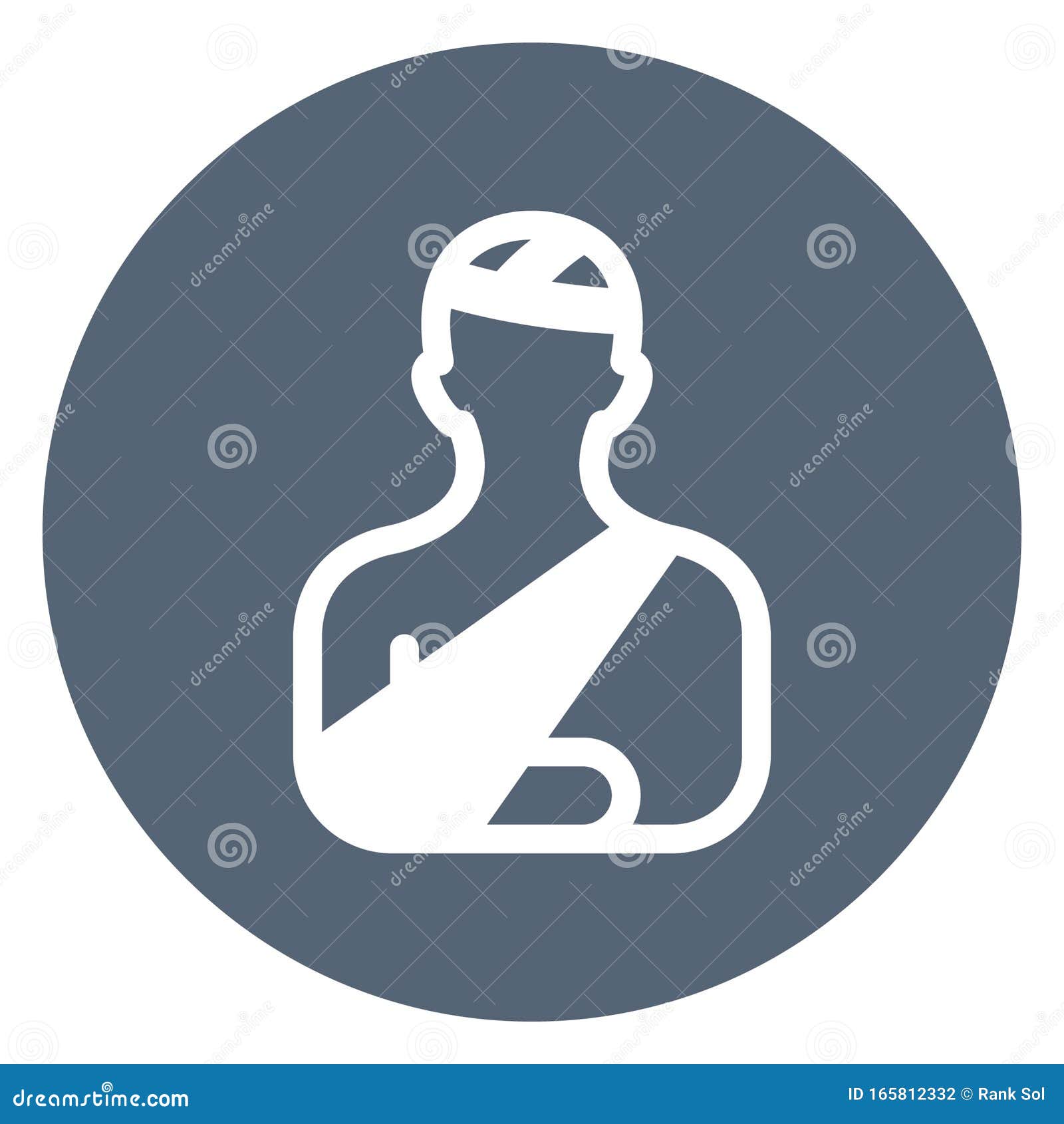 Arm Injury Isolated Vector Icon that Can Be Easily Modified or Edit ...