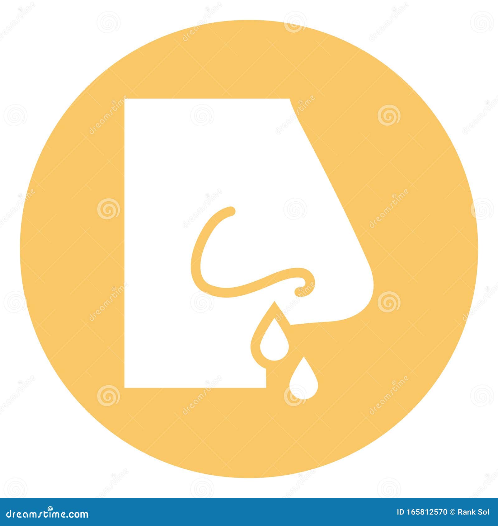 Nose Drop Isolated Vector Icon that Can Be Easily Modified or Edit ...