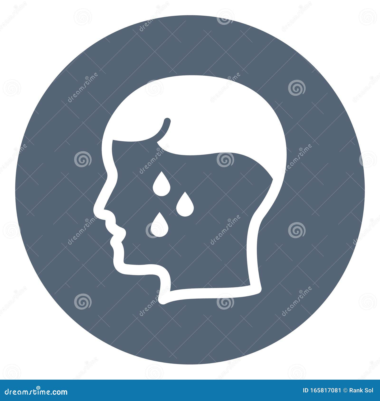 Head Burst Isolated Vector Icon that Can Be Easily Modified or Edit ...