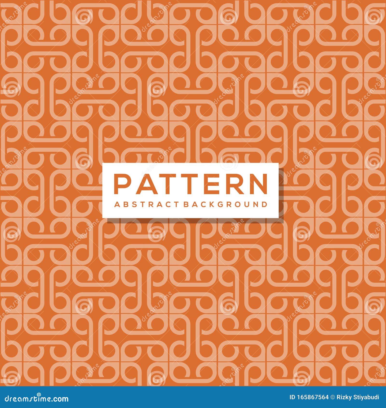 Orange Vector Pattern. Brand-new Rectangular Template Stock Vector ...
