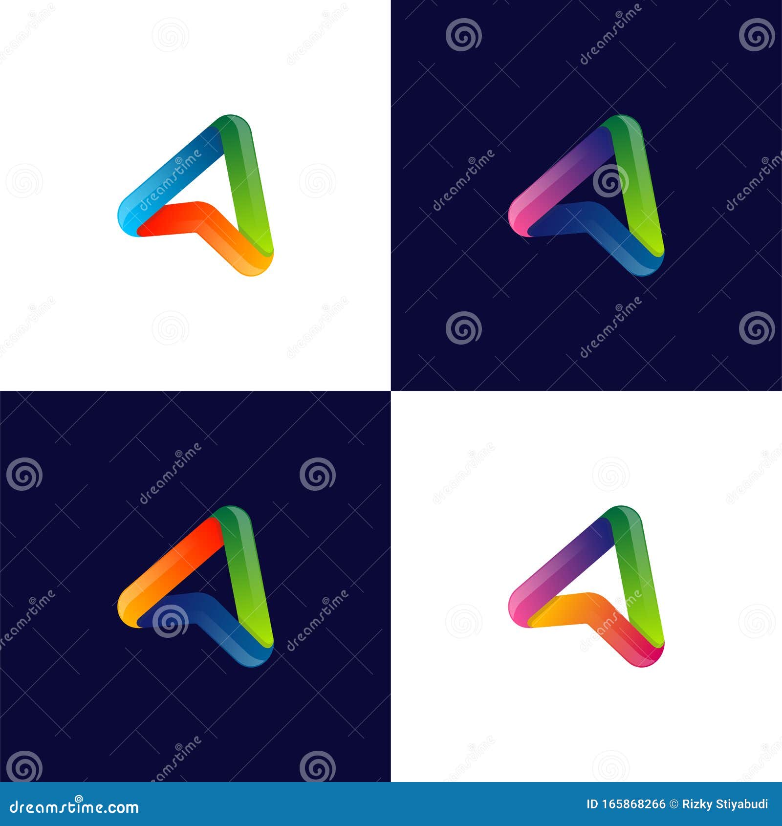 Set of Arrow Symbol. Illustration for Logo, Poster, Stock Vector ...