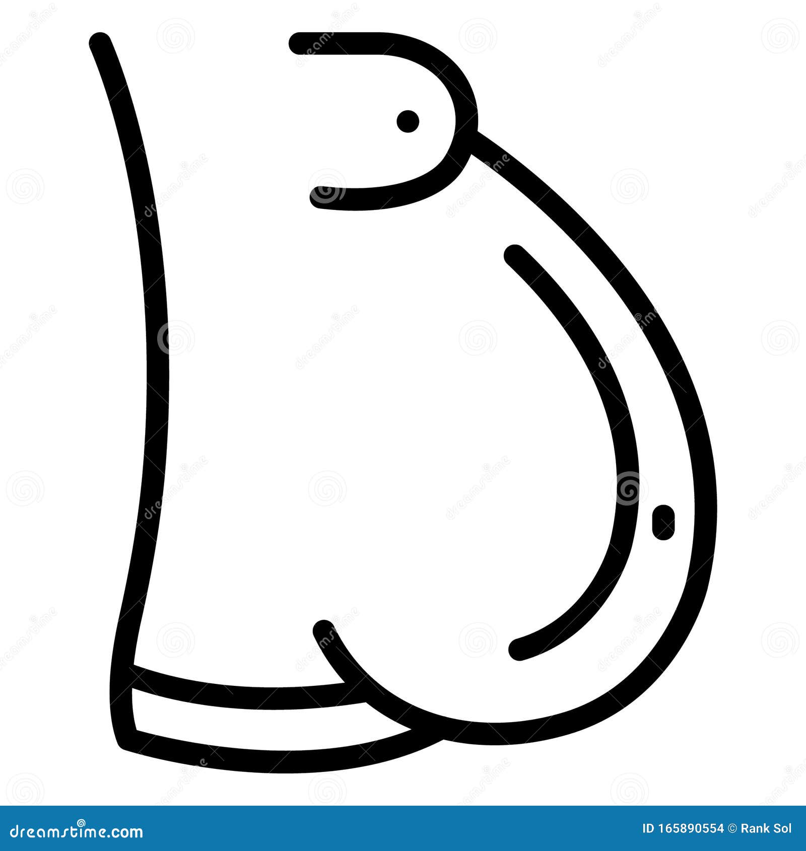Fat Isolated Vector Icon that Can Be Easily Modified or Edit Stock ...
