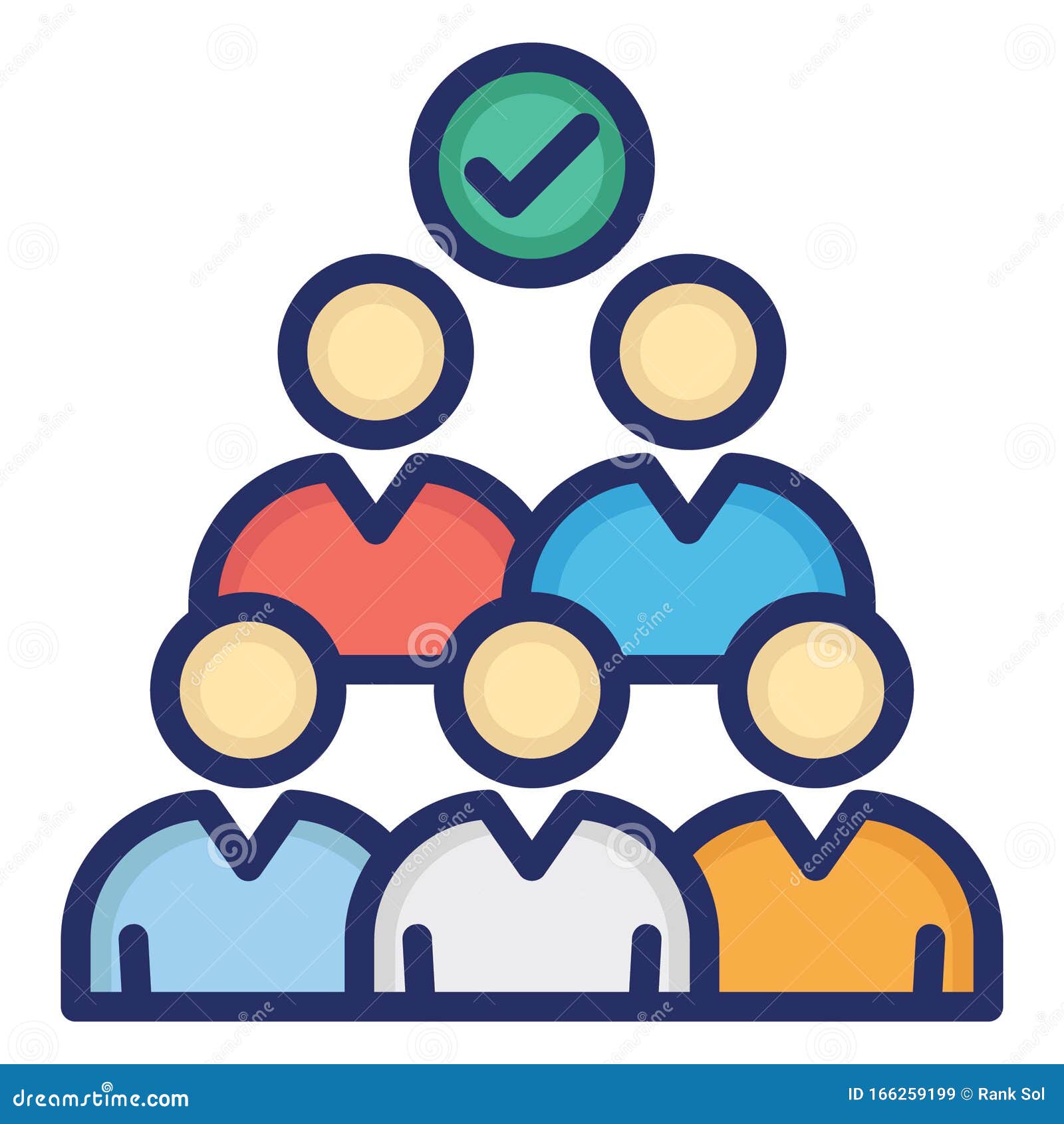 Shortlisted Person Isolated Vector Icon Which Can Easily Modify or Edit ...