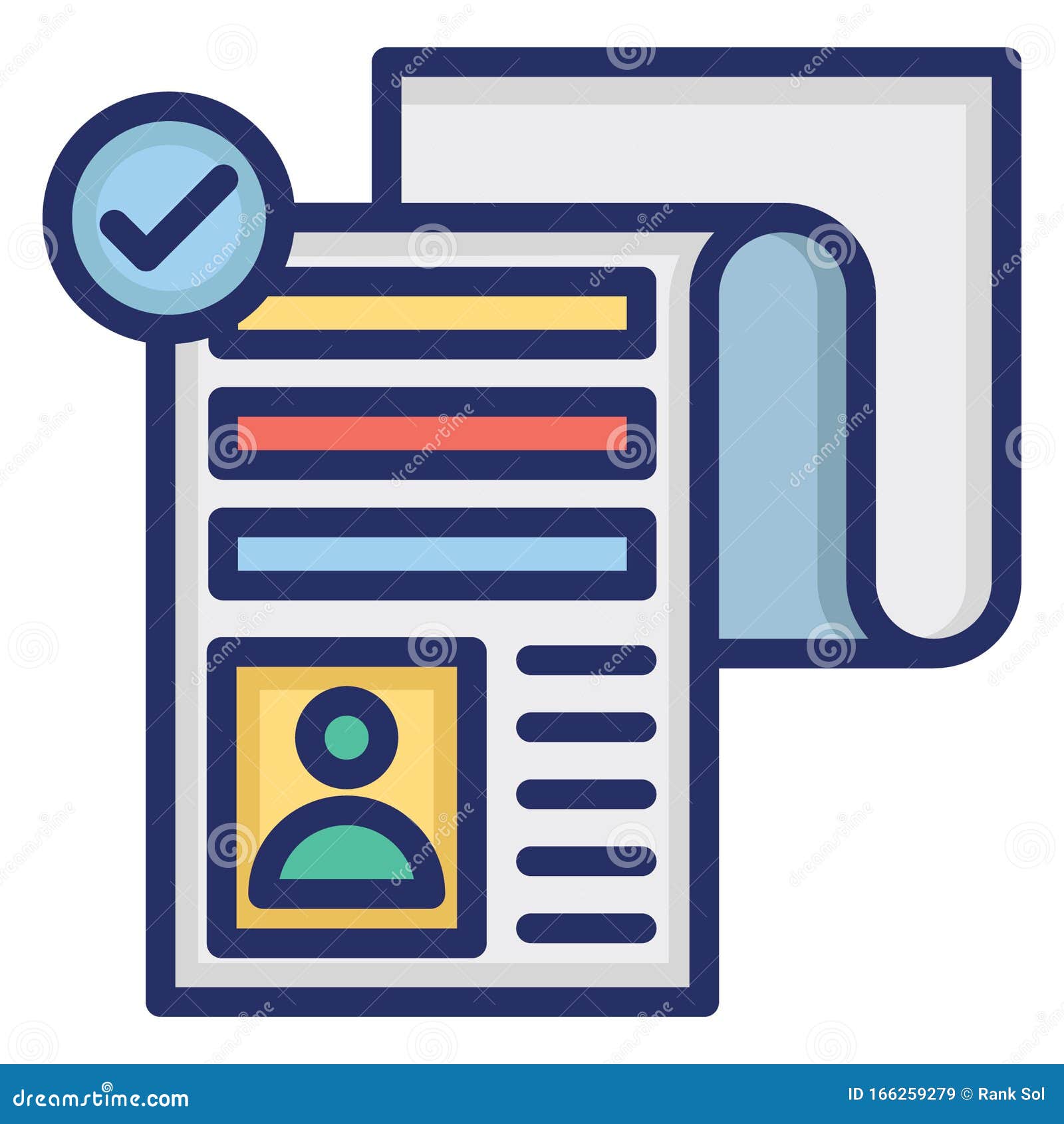 Applicant Isolated Vector Icon Which Can Easily Modify or Edit Stock ...