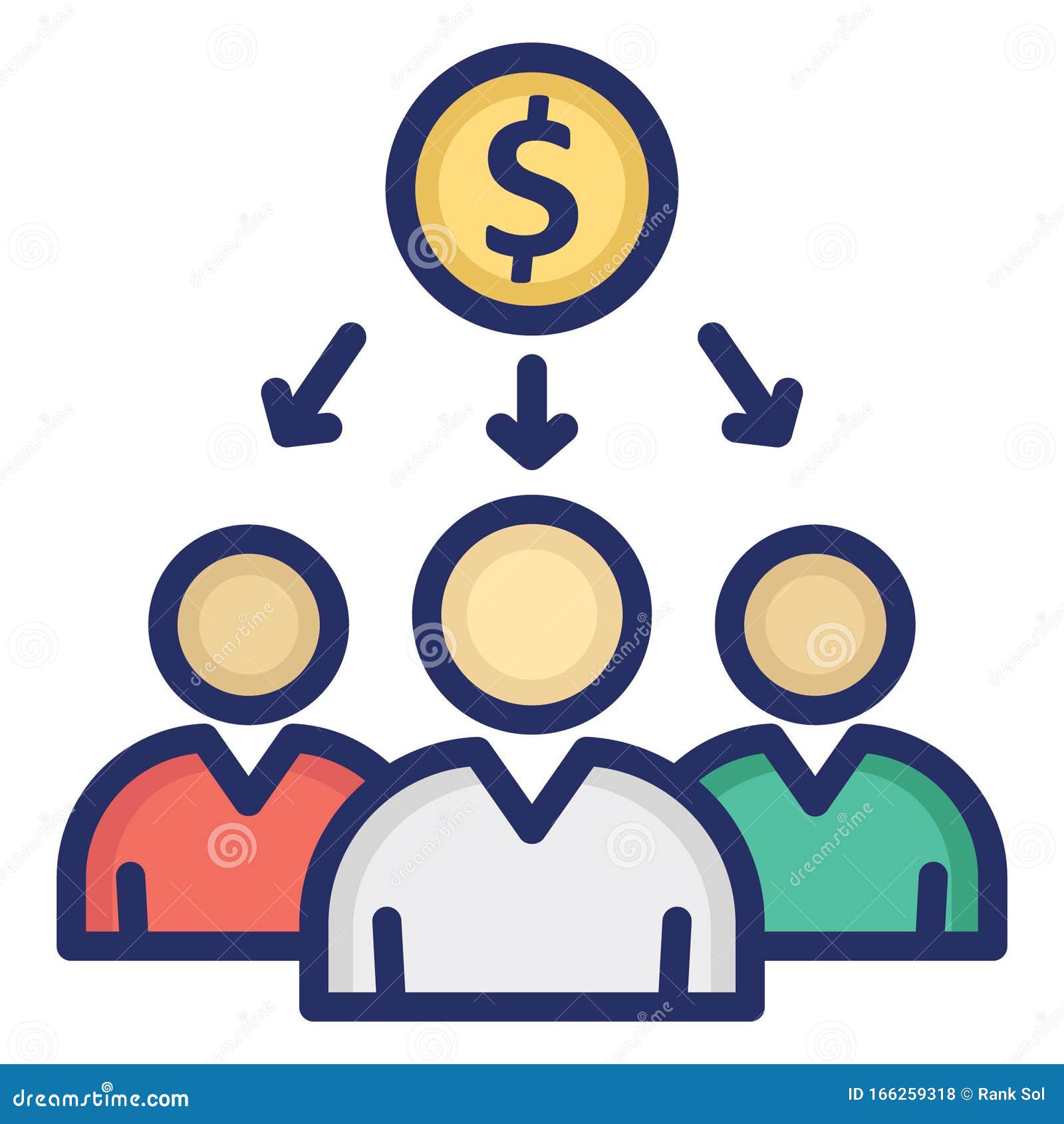 Business Stakeholder Isolated Vector Icon Which Can Easily Modify or ...