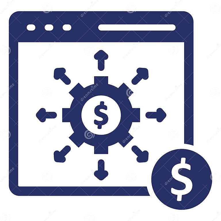 Business Website Isolated Vector Icon Which Can Easily Modify or Edit ...