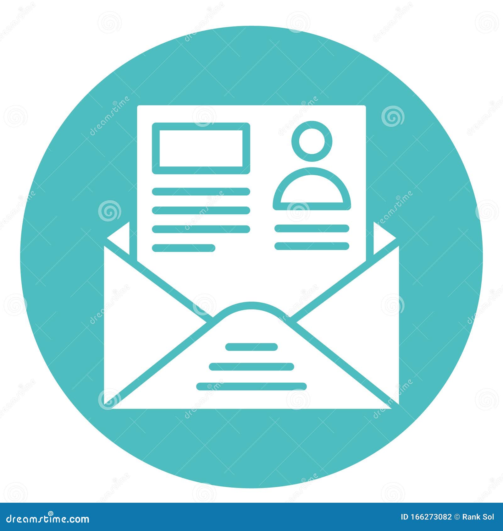 Cv Isolated Vector Icon Which Can Easily Modify or Edit Stock ...