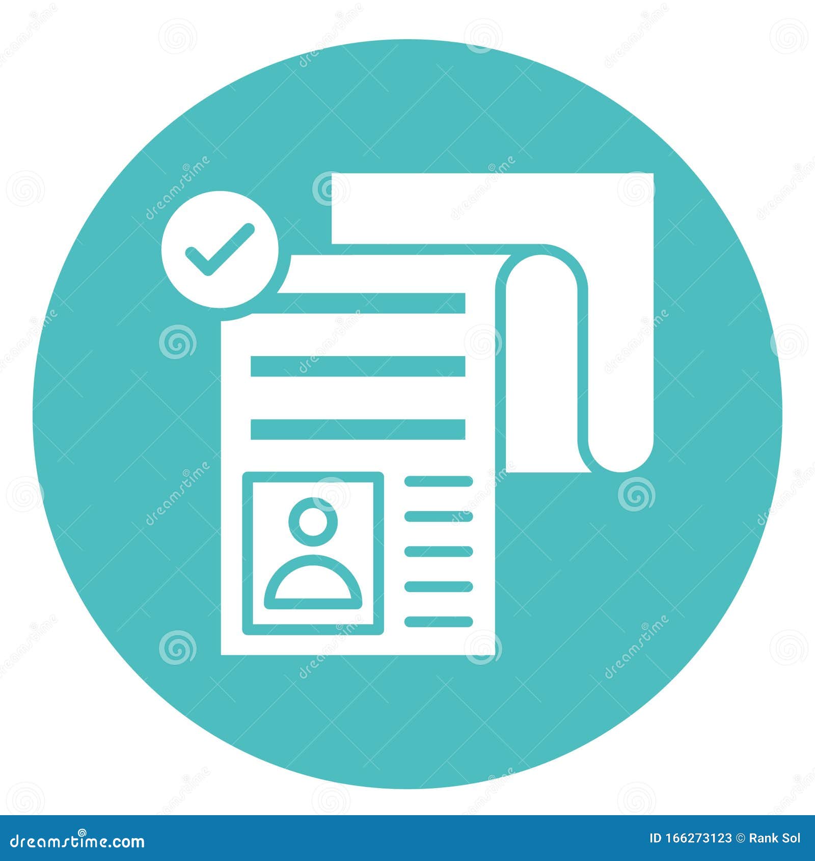 Applicant Isolated Vector Icon Which Can Easily Modify or Edit Stock ...