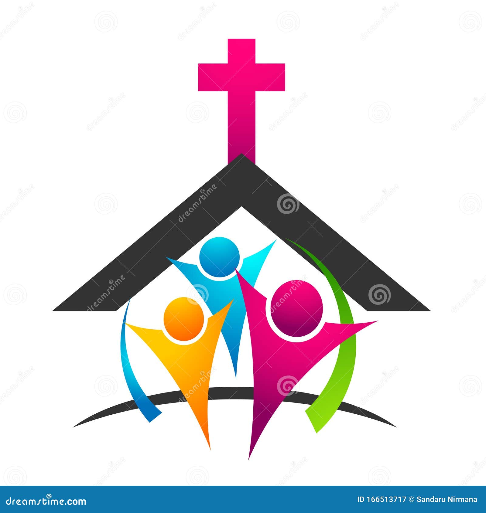 Heart Love House Home Church Icon Clip Art Logo Vector Stock Vector ...