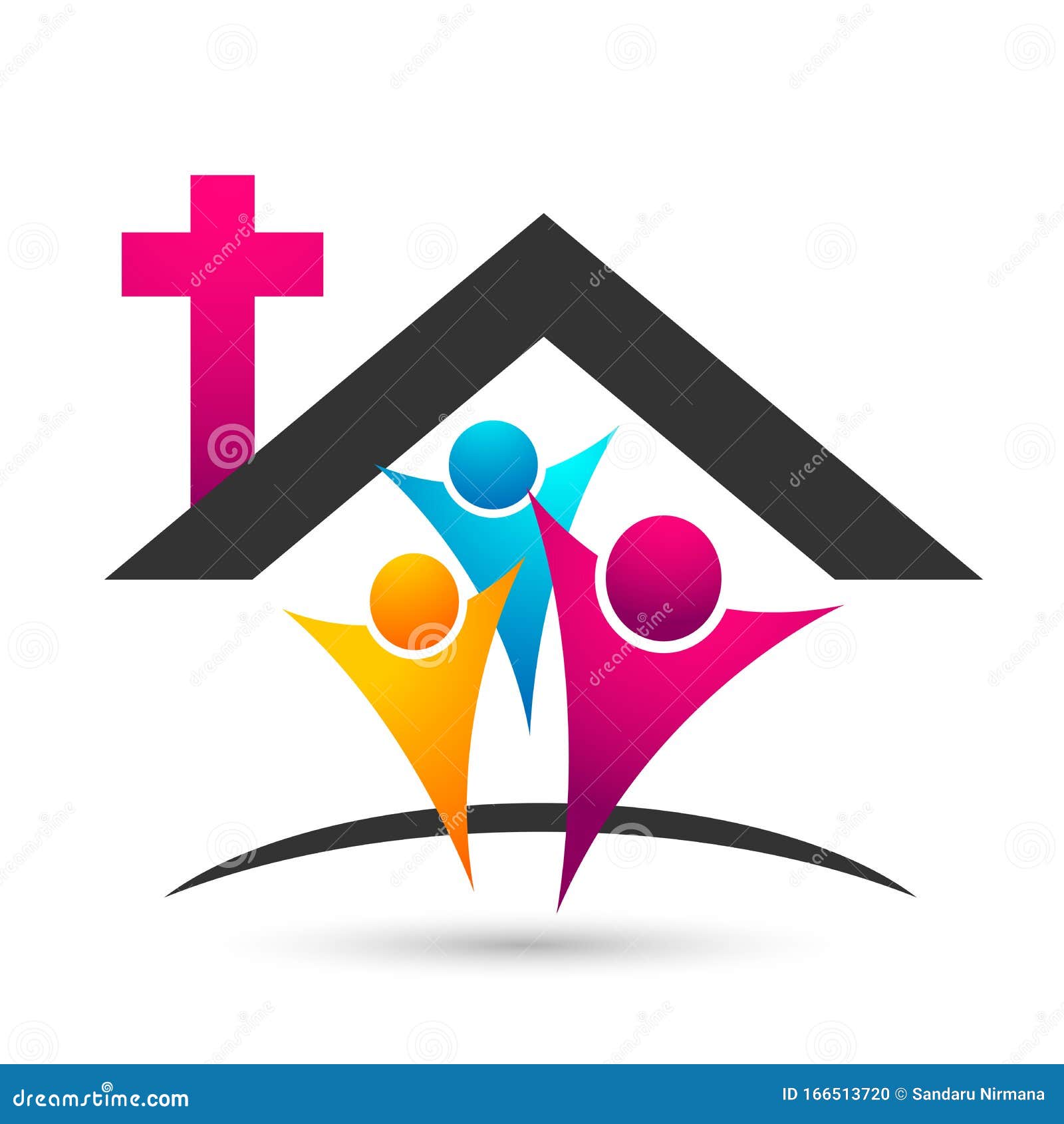 Home Church Logo House Bible Logotype Calvary. Home Baptist Church Logo ...