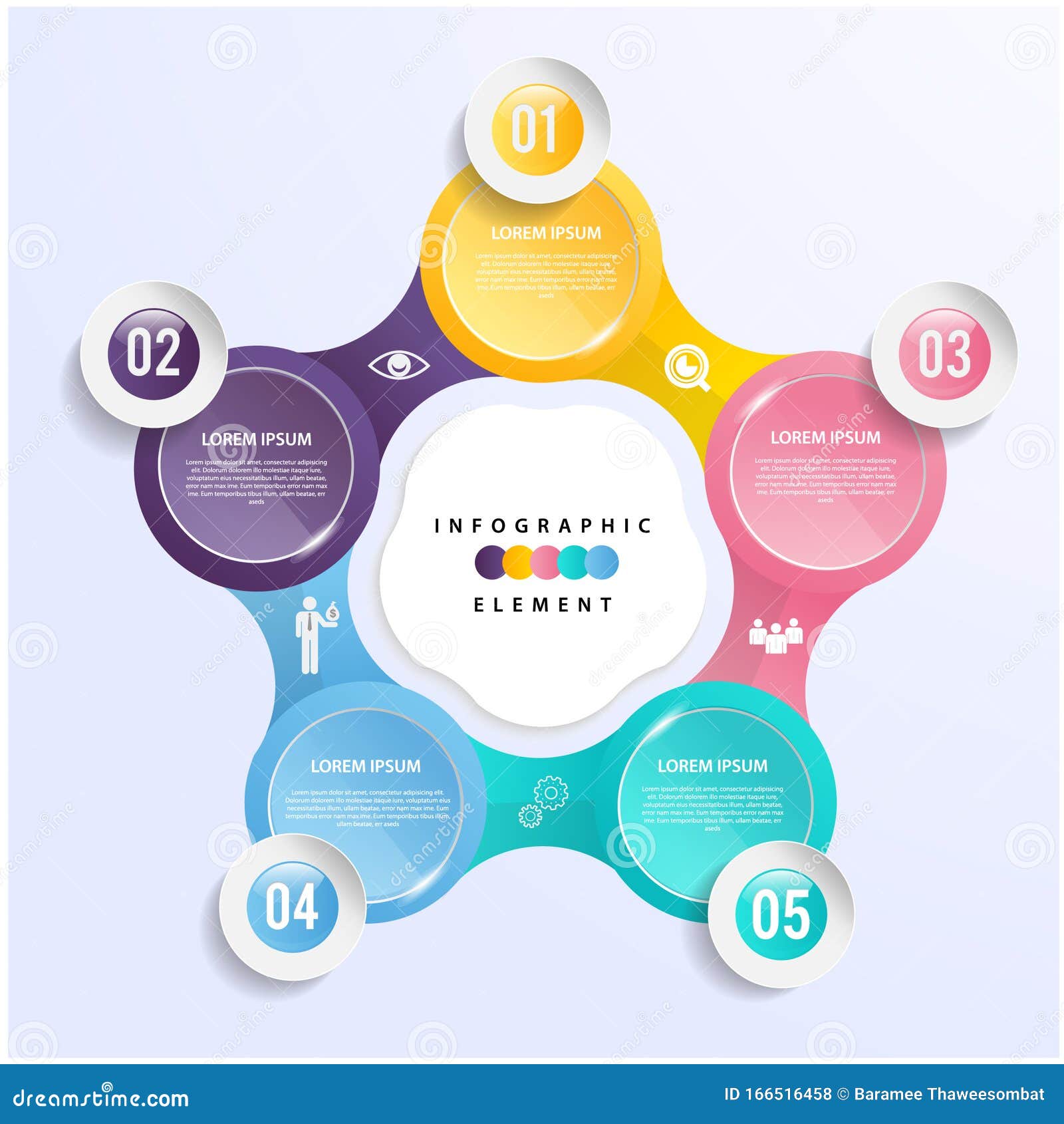 Abstract Modern Business Tag Design Concept for Infographic. Stock ...