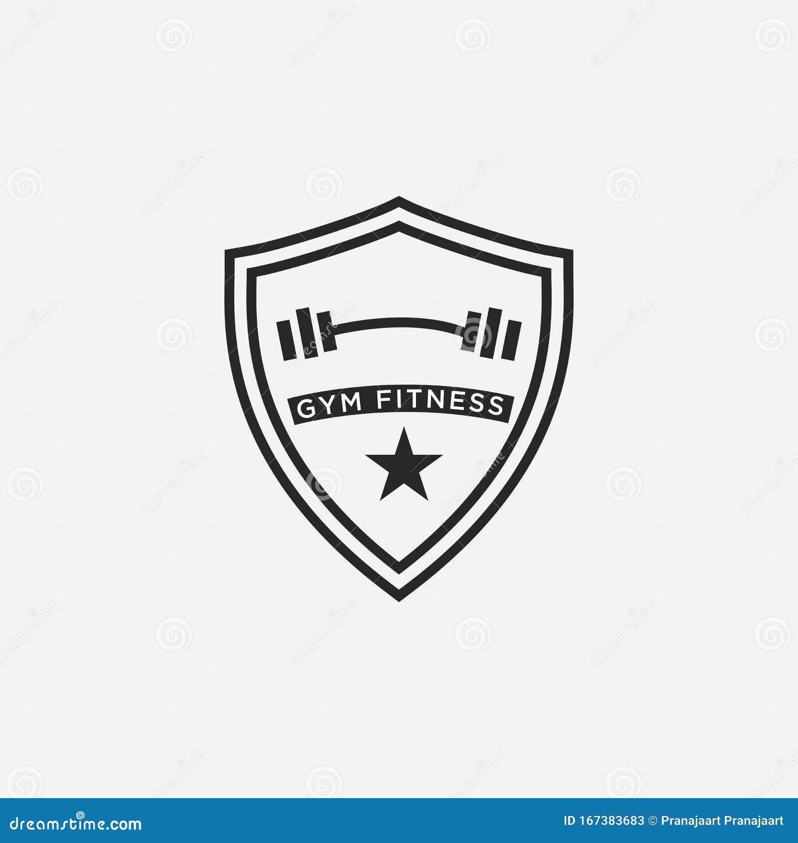 Female Bodybuilding Logos Graphic Design