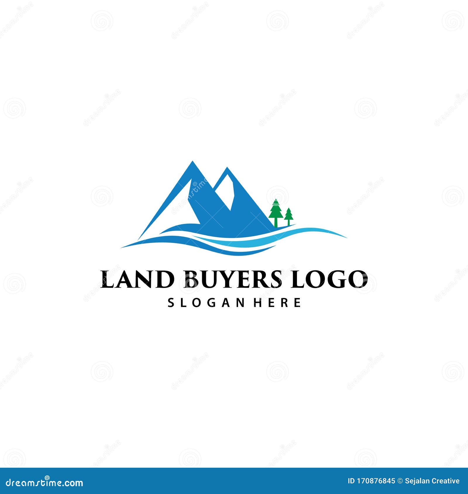 Inspirations Land Buyers Logo Vector Stock Vector - Illustration of ...