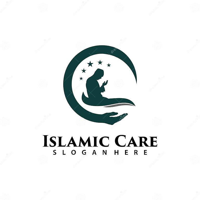Islamic care logo vector stock vector. Illustration of icon - 170878086