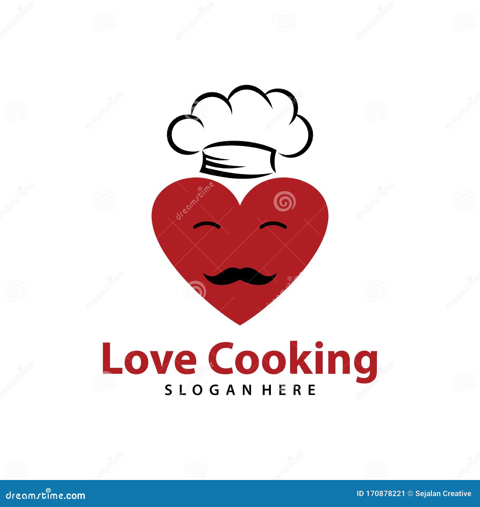 Love cooking logo vector stock vector. Illustration of health - 170878221