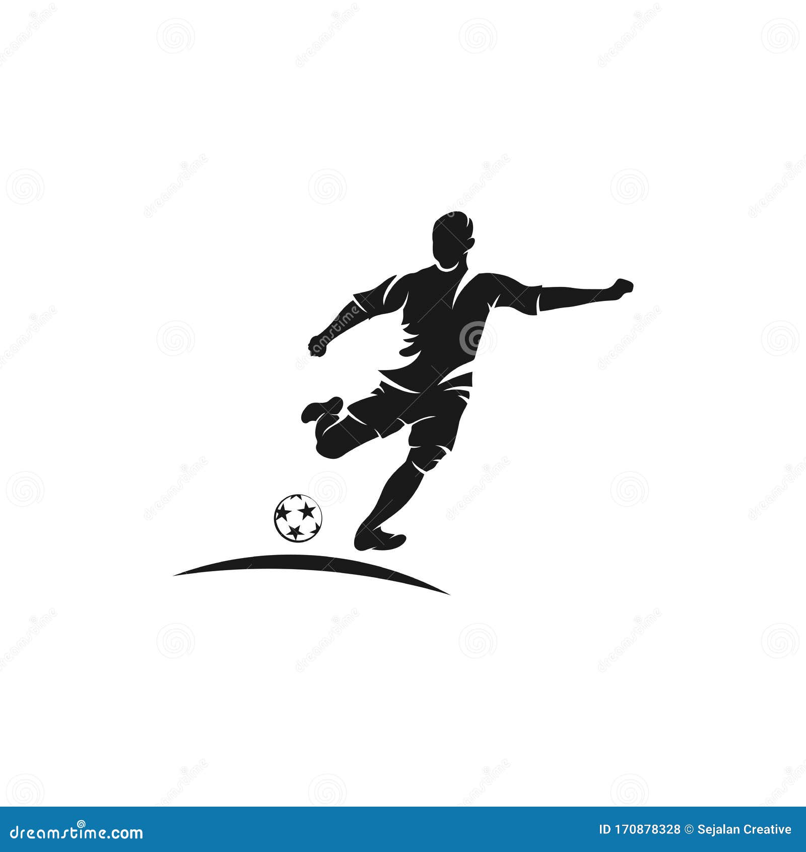 Soccer and Football Logo Vector Stock Vector - Illustration of athlete ...