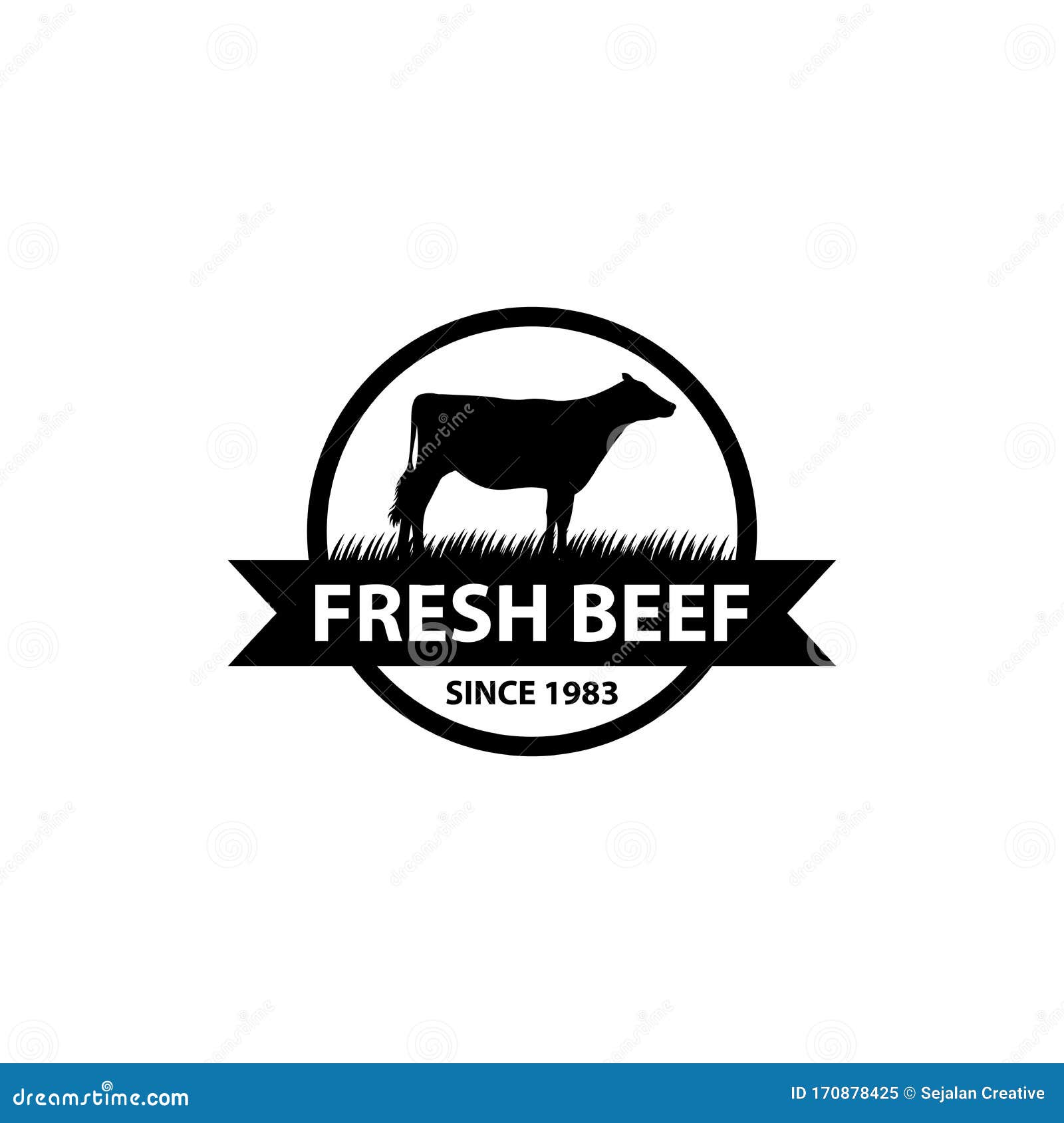 Premium Fresh Beef Logo Vector Stock Vector - Illustration of emblem ...