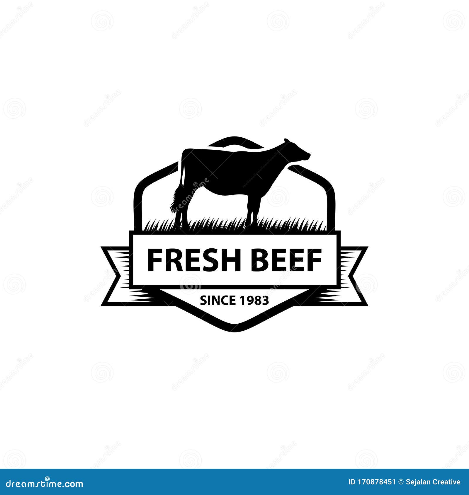 Premium Fresh Beef Logo Vector Stock Vector - Illustration of fresh ...