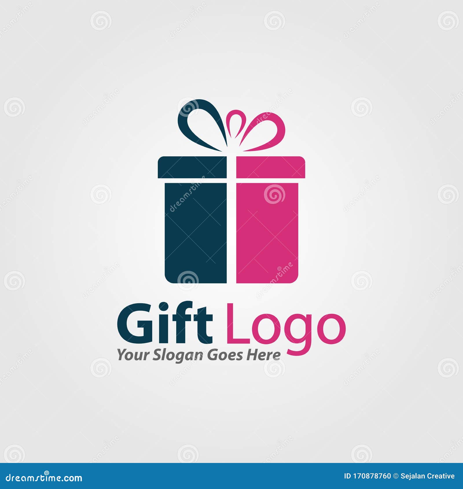 Gift Logo Vector stock vector. Illustration of anniversary - 170878760