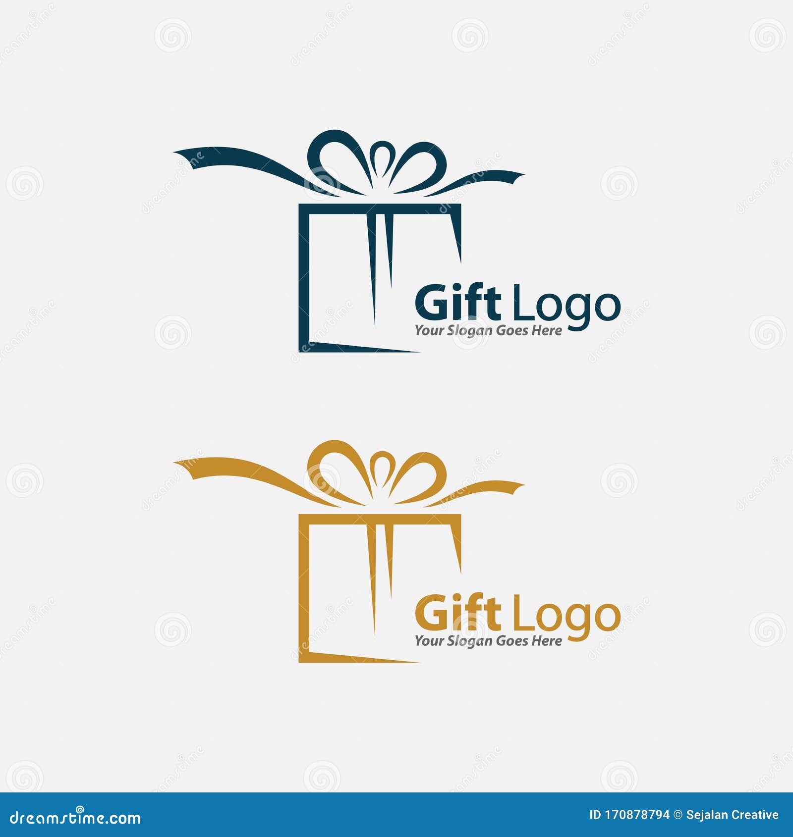 Gift Logo Vector stock vector. Illustration of basic - 170878794