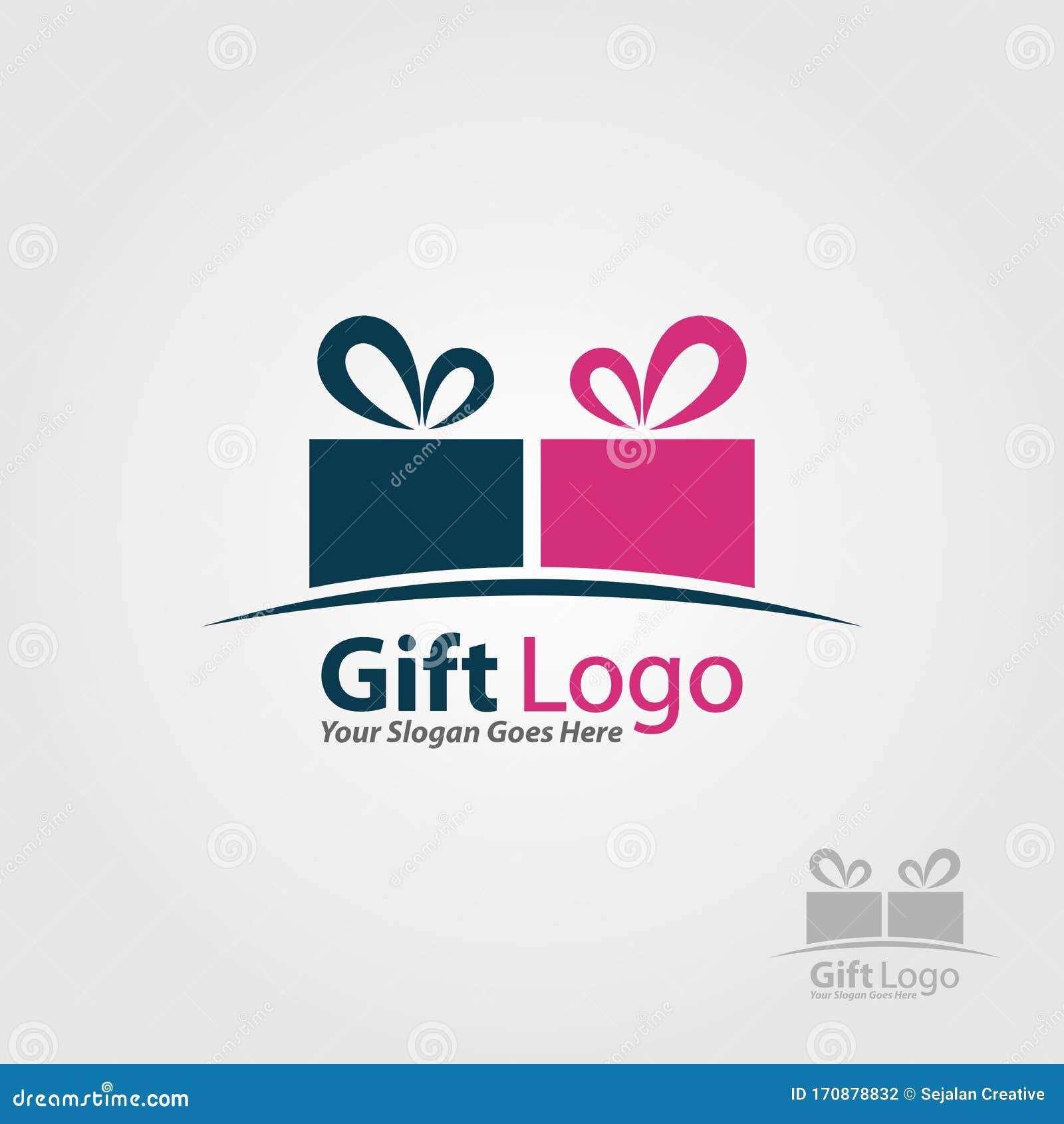 Gift Logo Vector stock vector. Illustration of abstract - 170878832