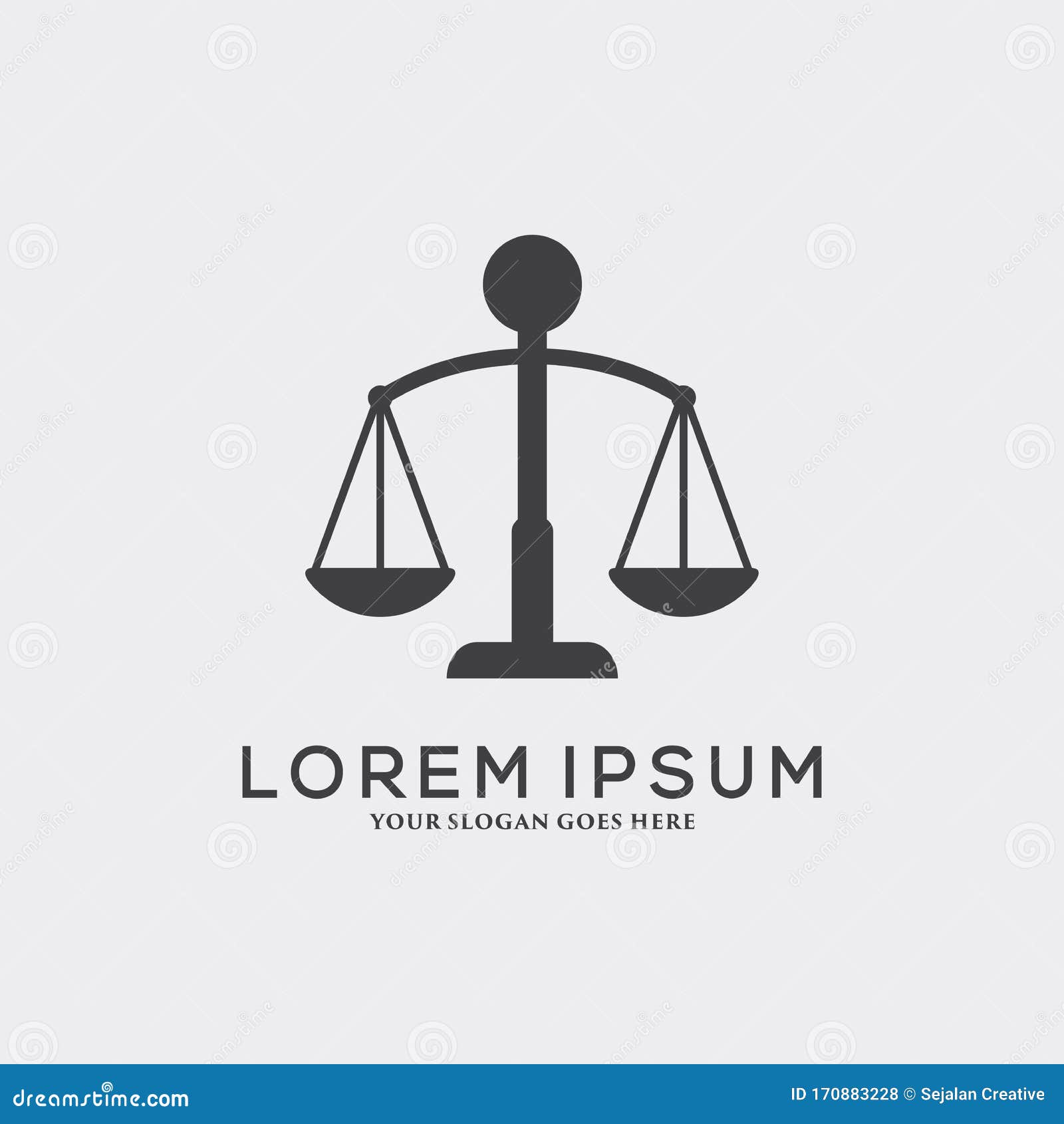 Legal logo Template Design stock vector. Illustration of circle - 170883228