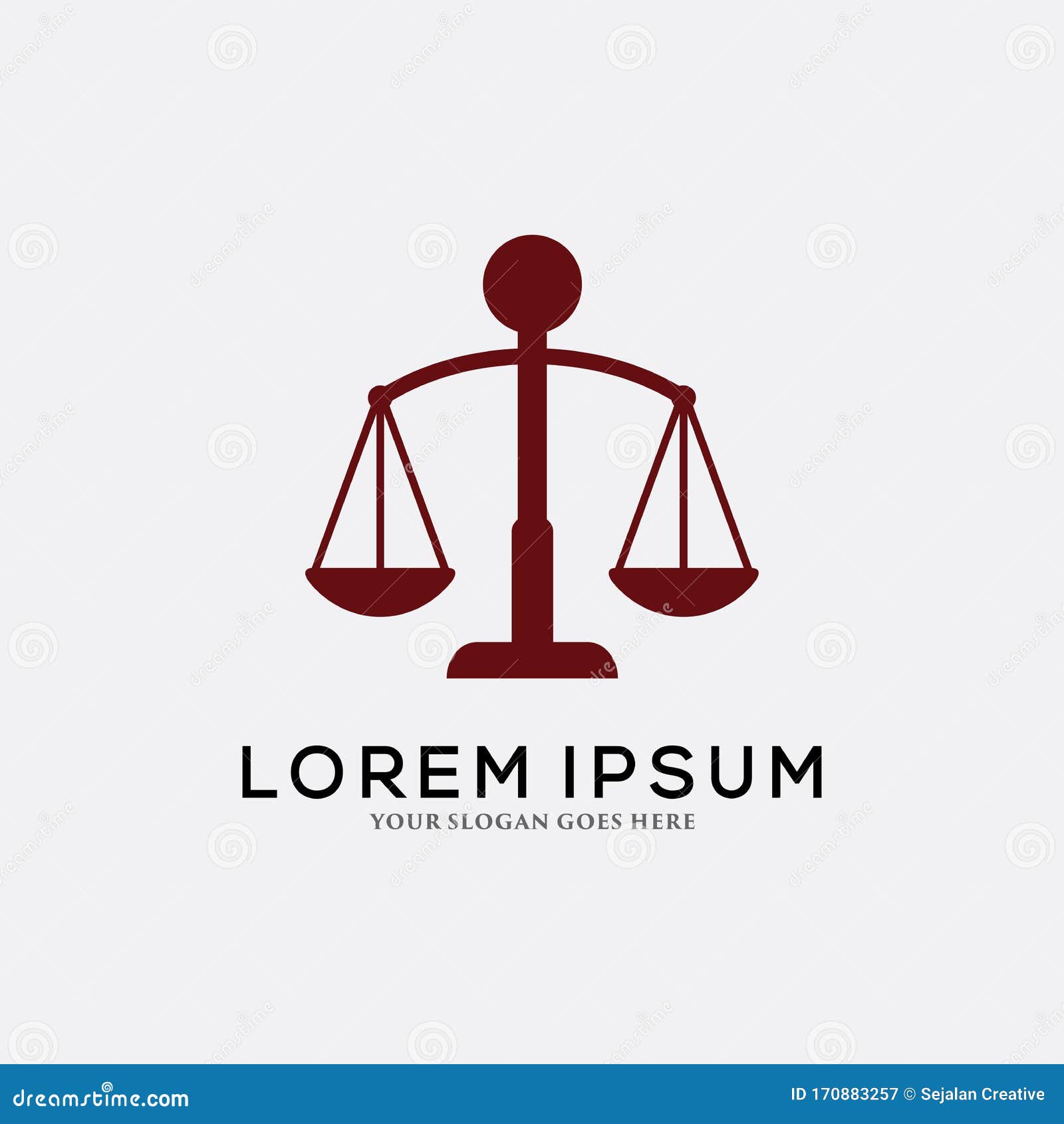 Legal logo Template Design stock vector. Illustration of emblem - 170883257